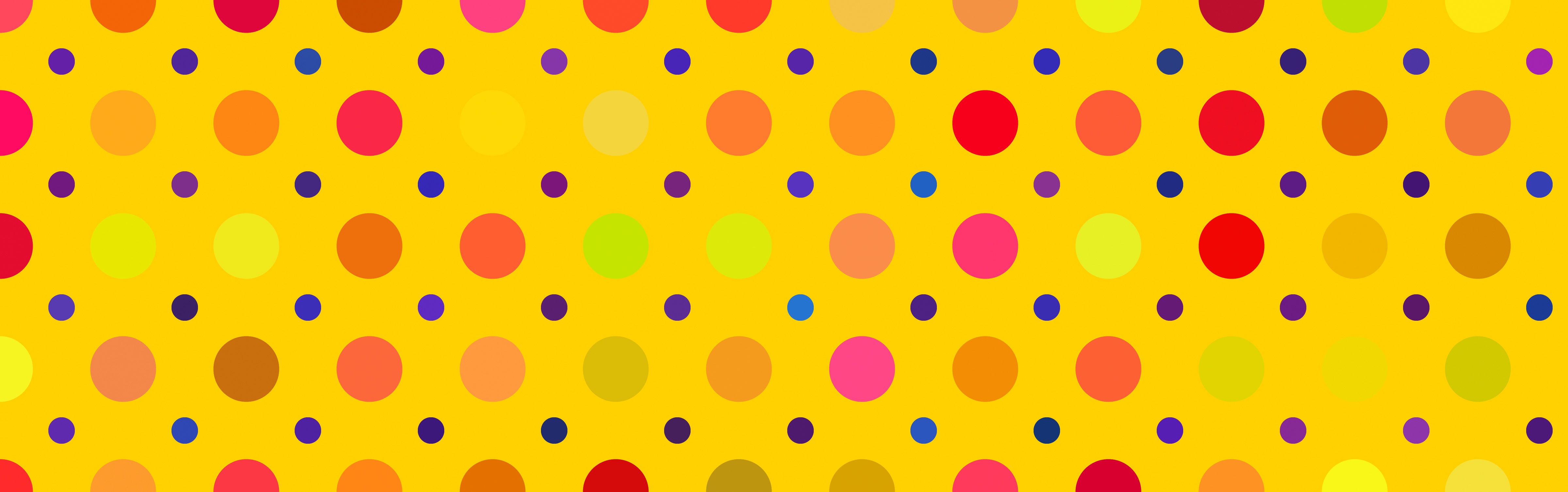 Banner header circles polka dot free image download