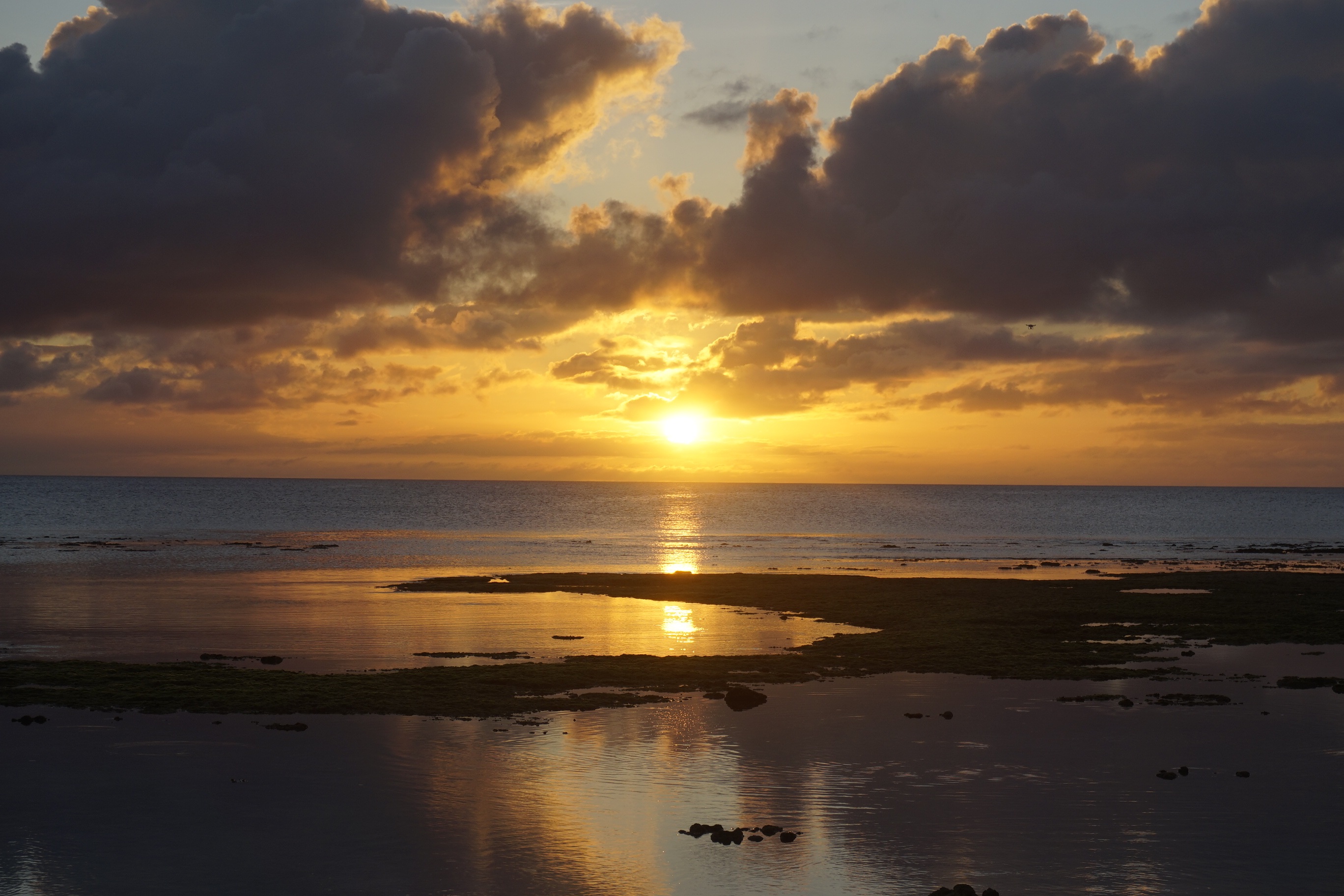 Glow Beach Sunset free image download