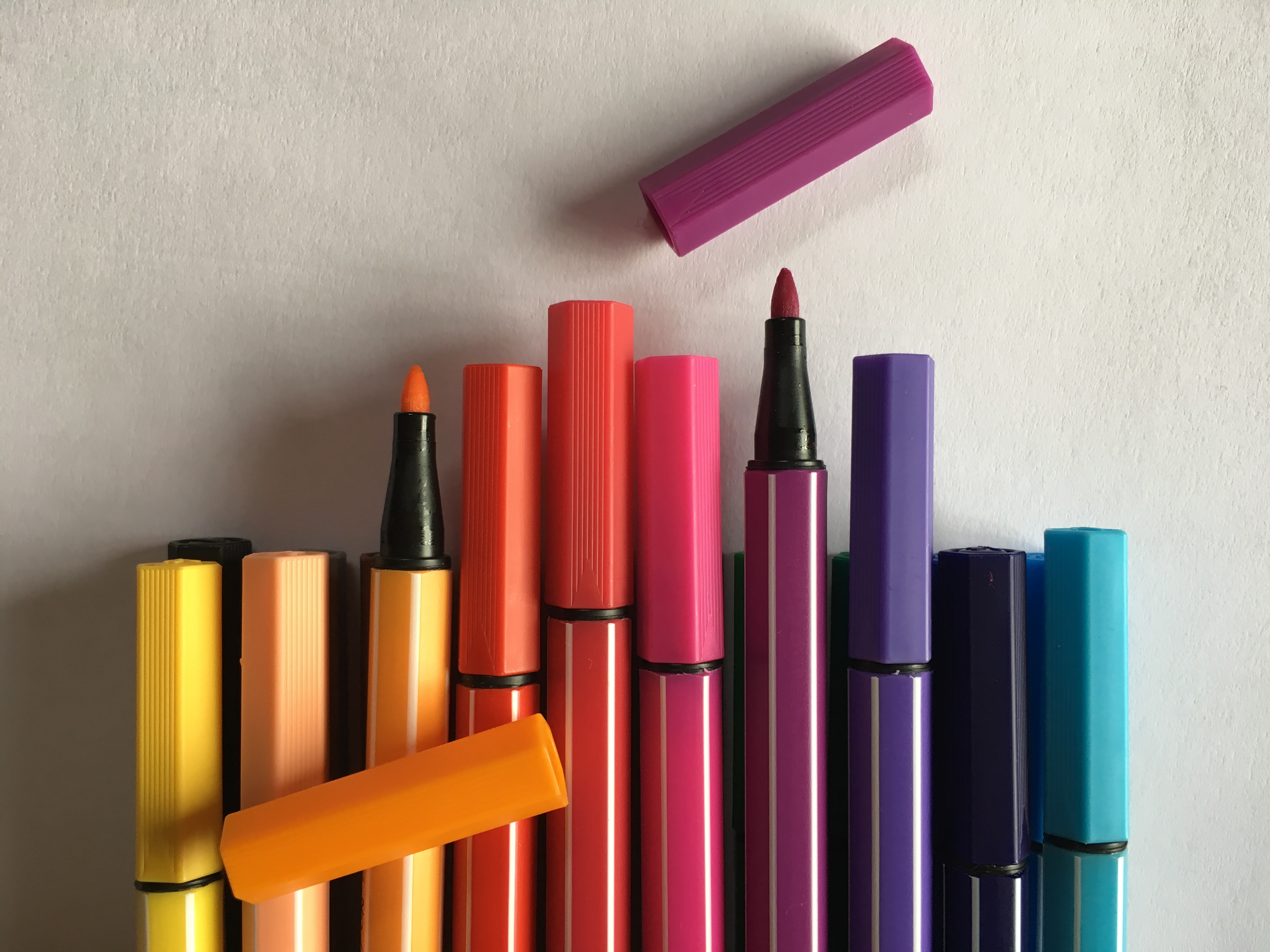 Colored Pencils Felt Tip Pens free image download