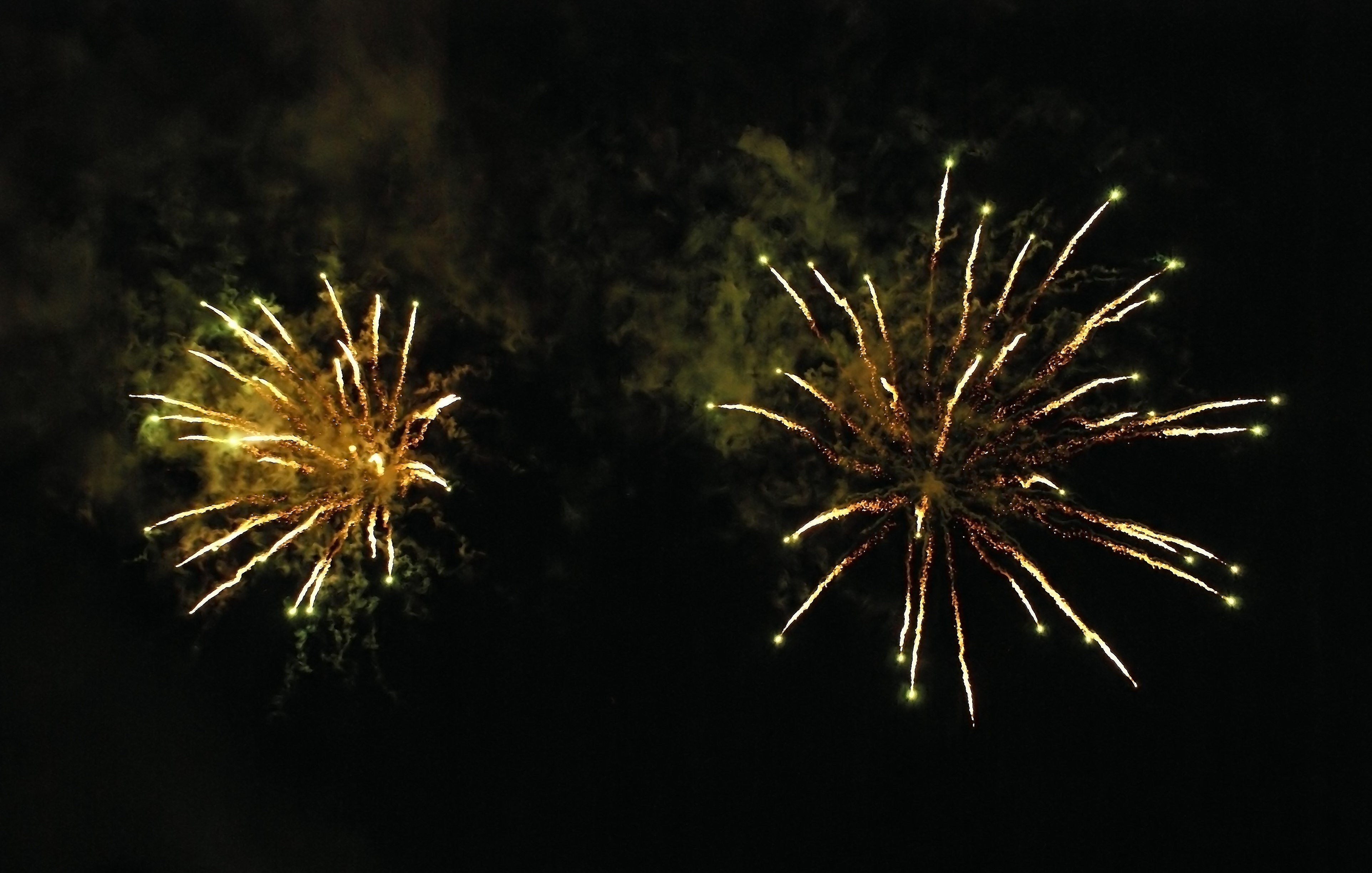 Fireworks Explosion Sparks at sky free image download