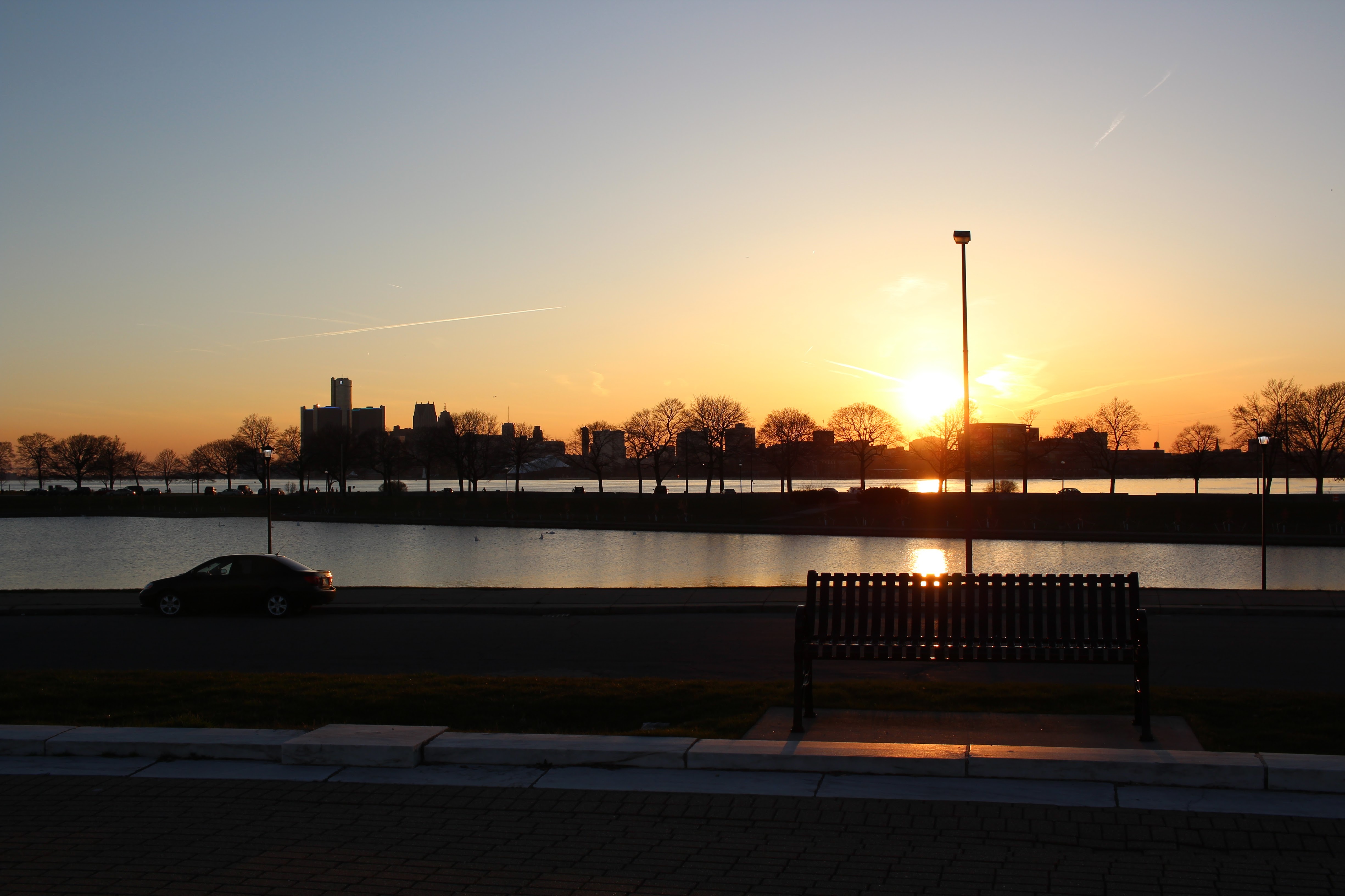 Sunset City Park free image download