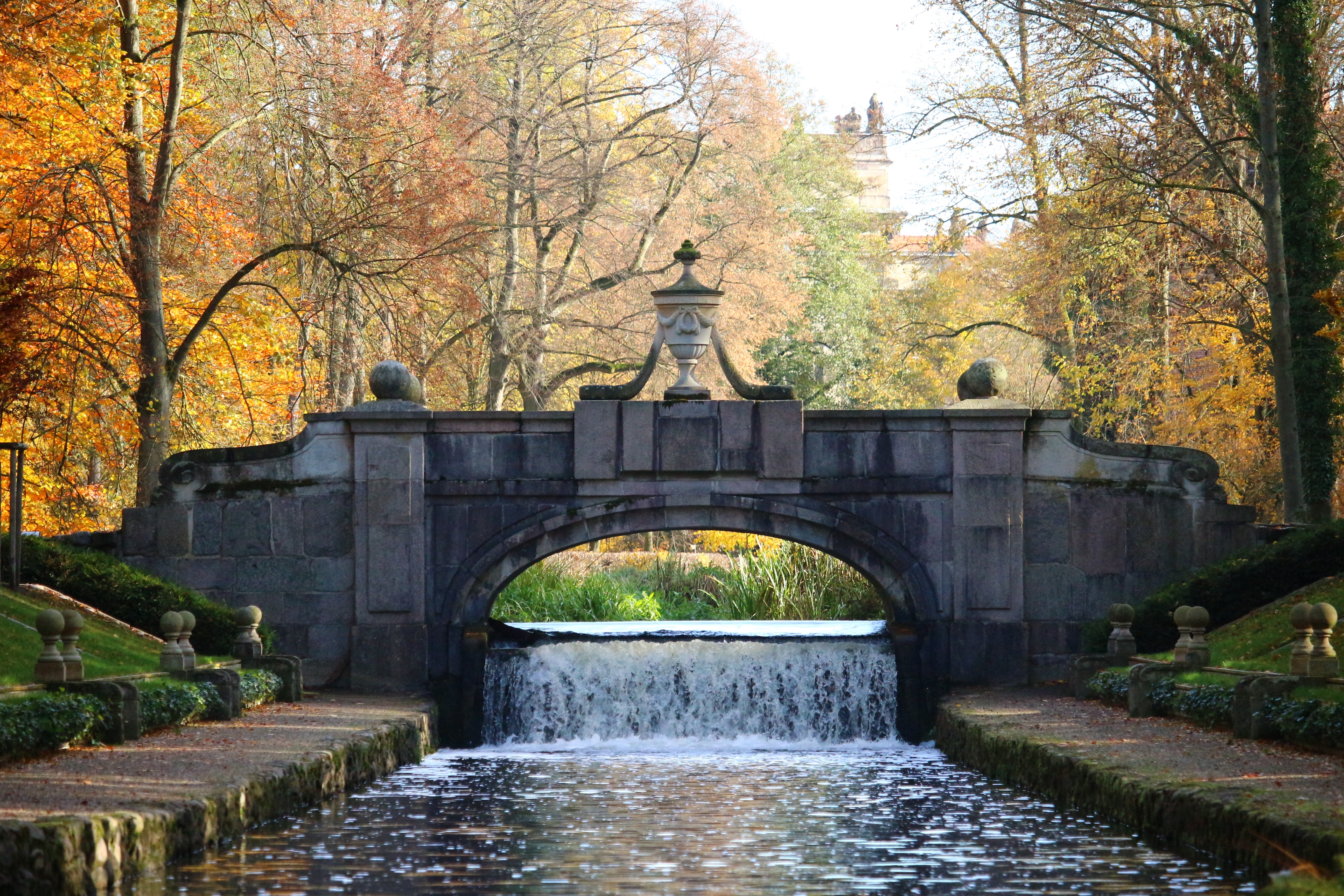 Bridge Autumn Fall Foliage Castle free image download