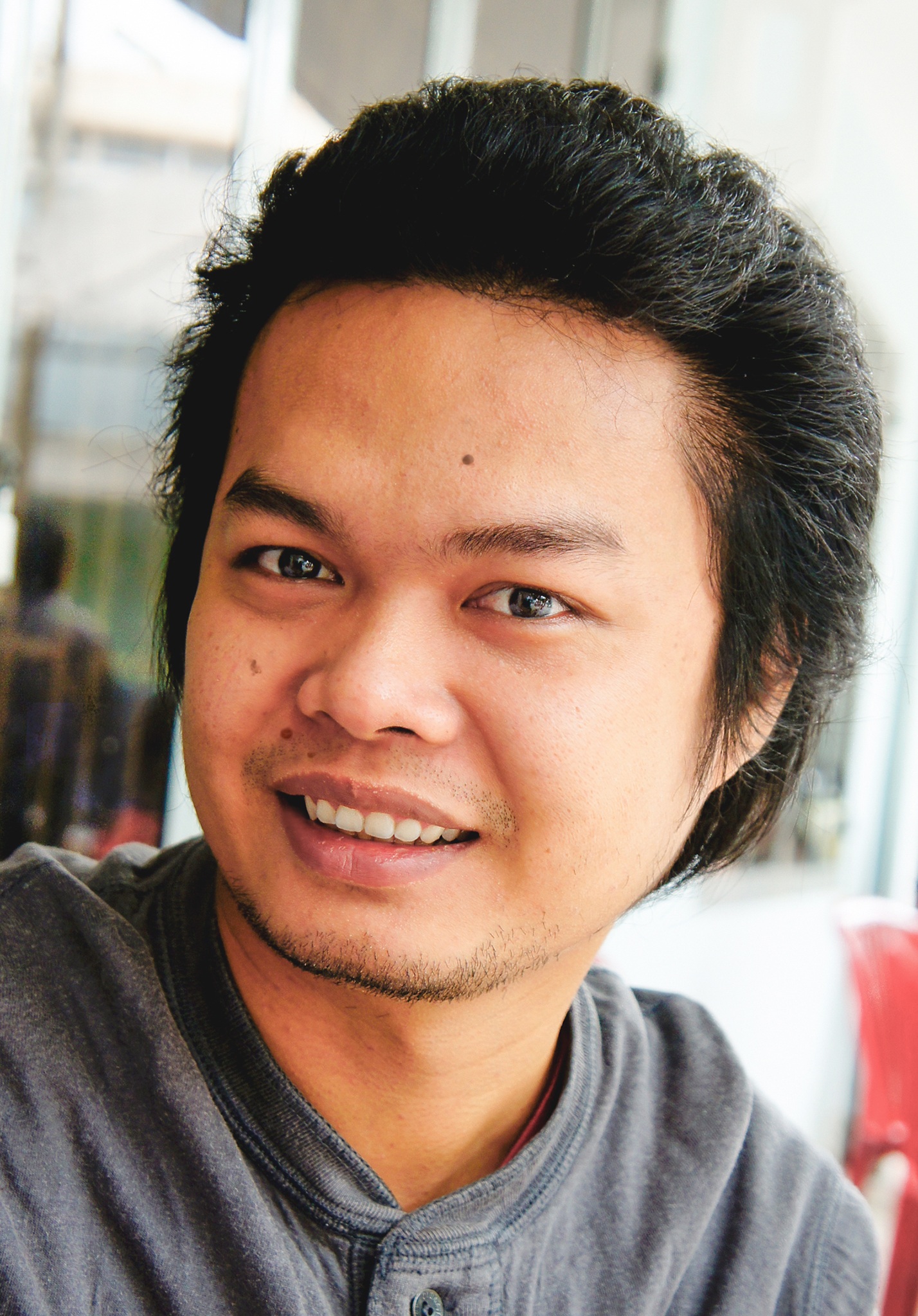 Portrait of a smiling guy free image download