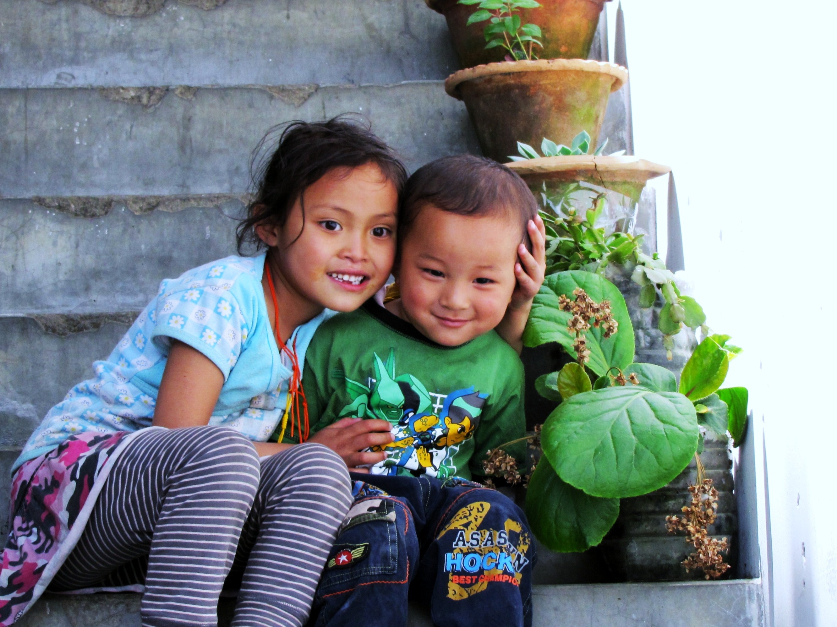 Bhutan Children Paro free image download
