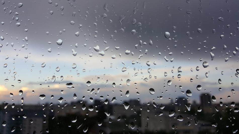 Rain drops on Window View free image download