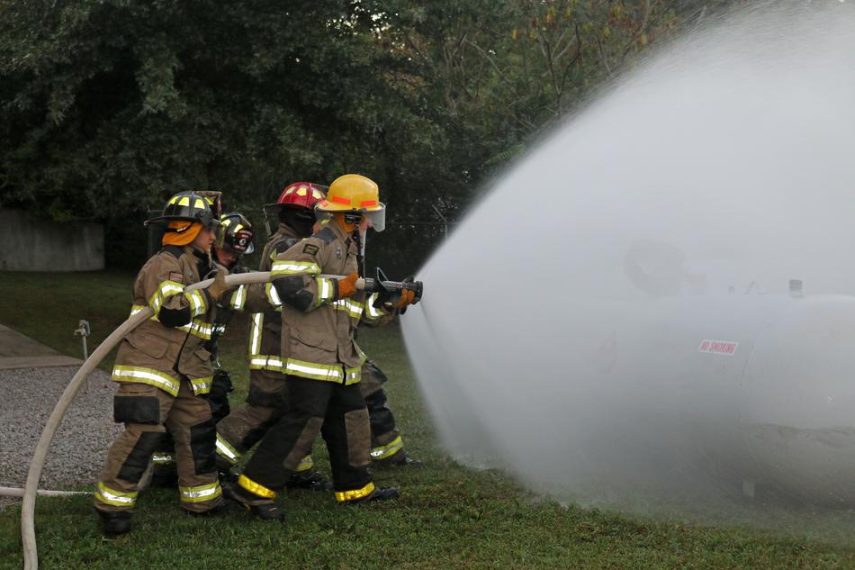 Fire Fighters Hose Training free image download