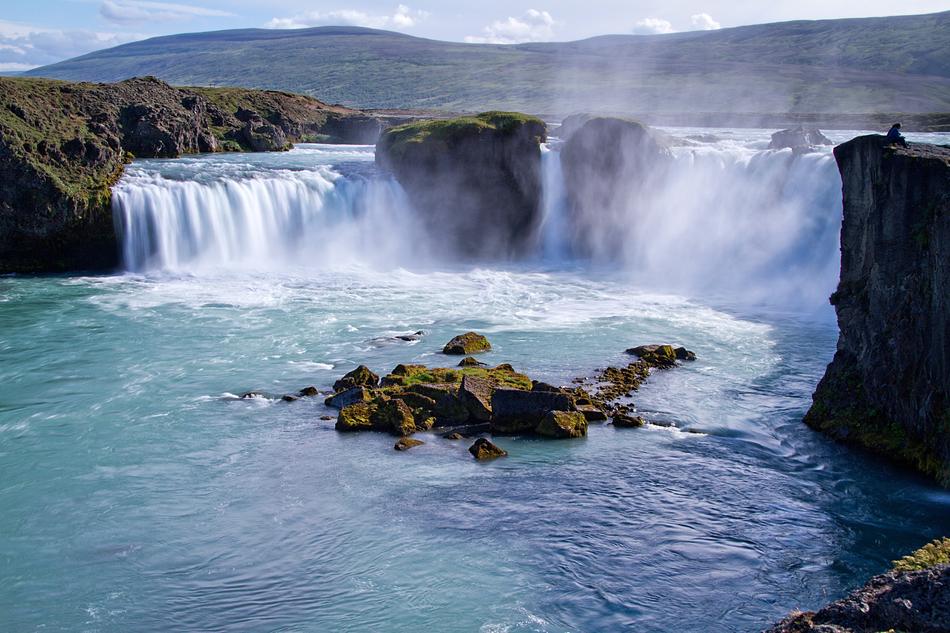 Iceland Volcanoes Waterfalls view free image download