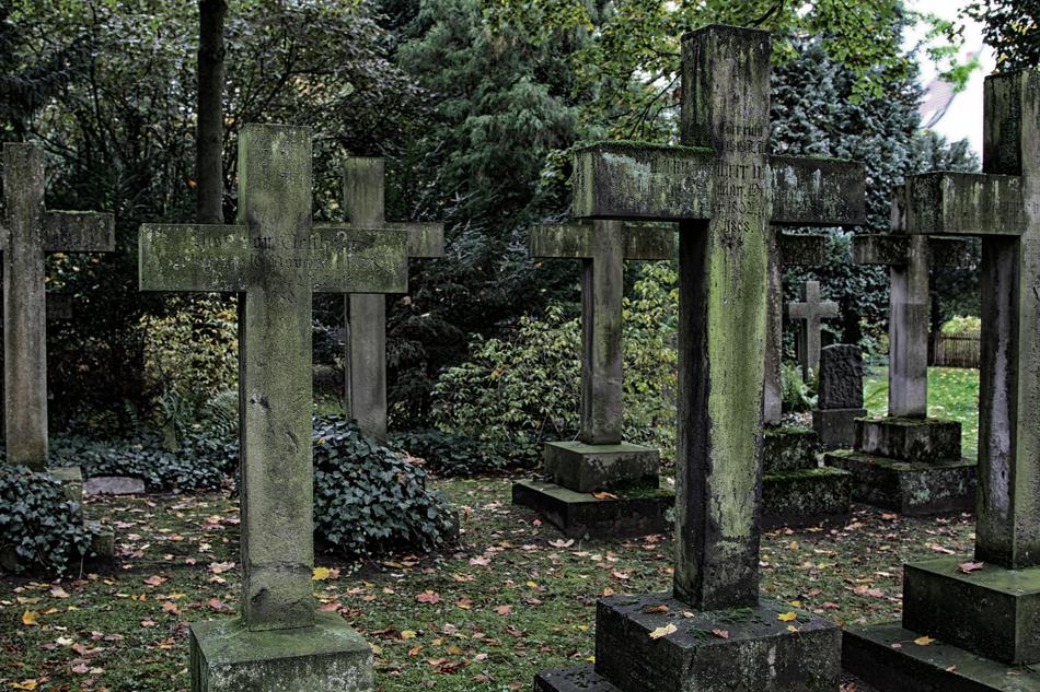Cemetery Graves Cross free image download