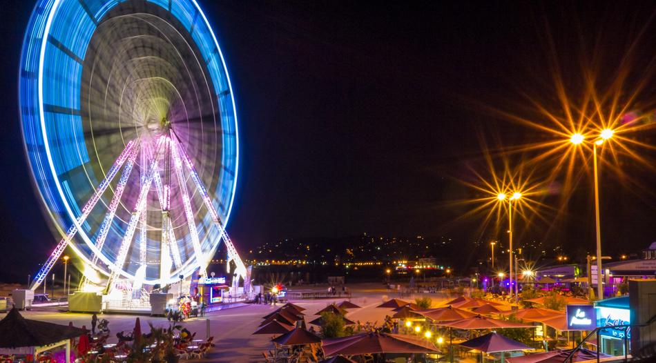 Ferris Wheel Fair Night free image download