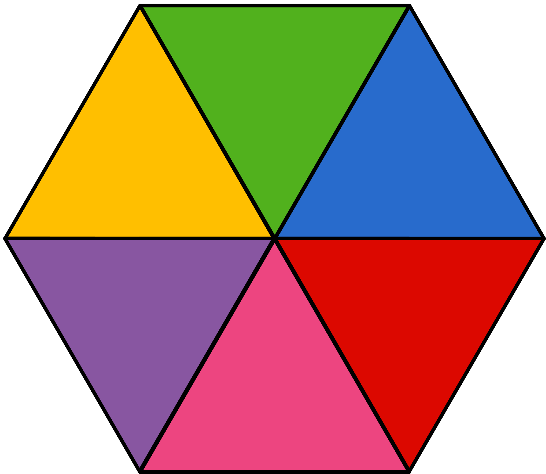 Hexagon colorful geometric free image download