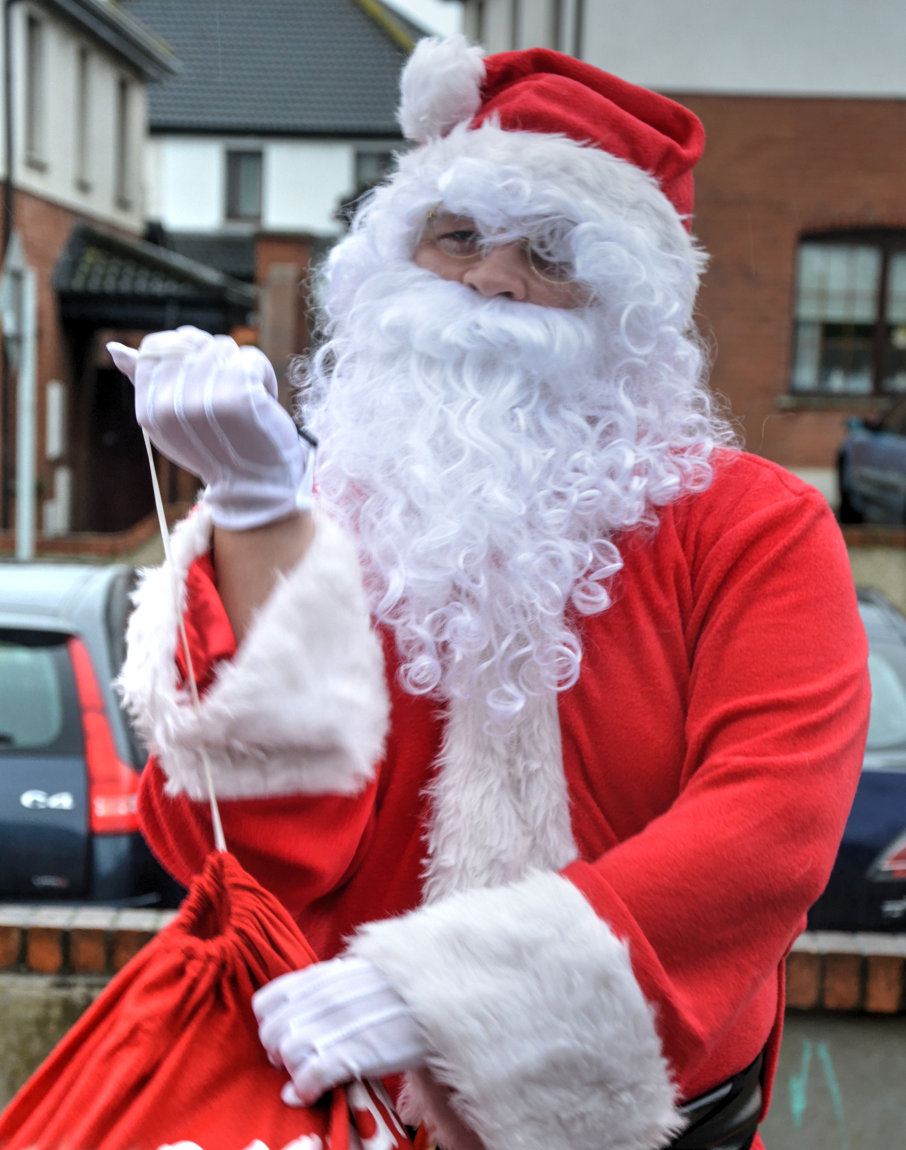 Santa Clause Red Jacket White free image download