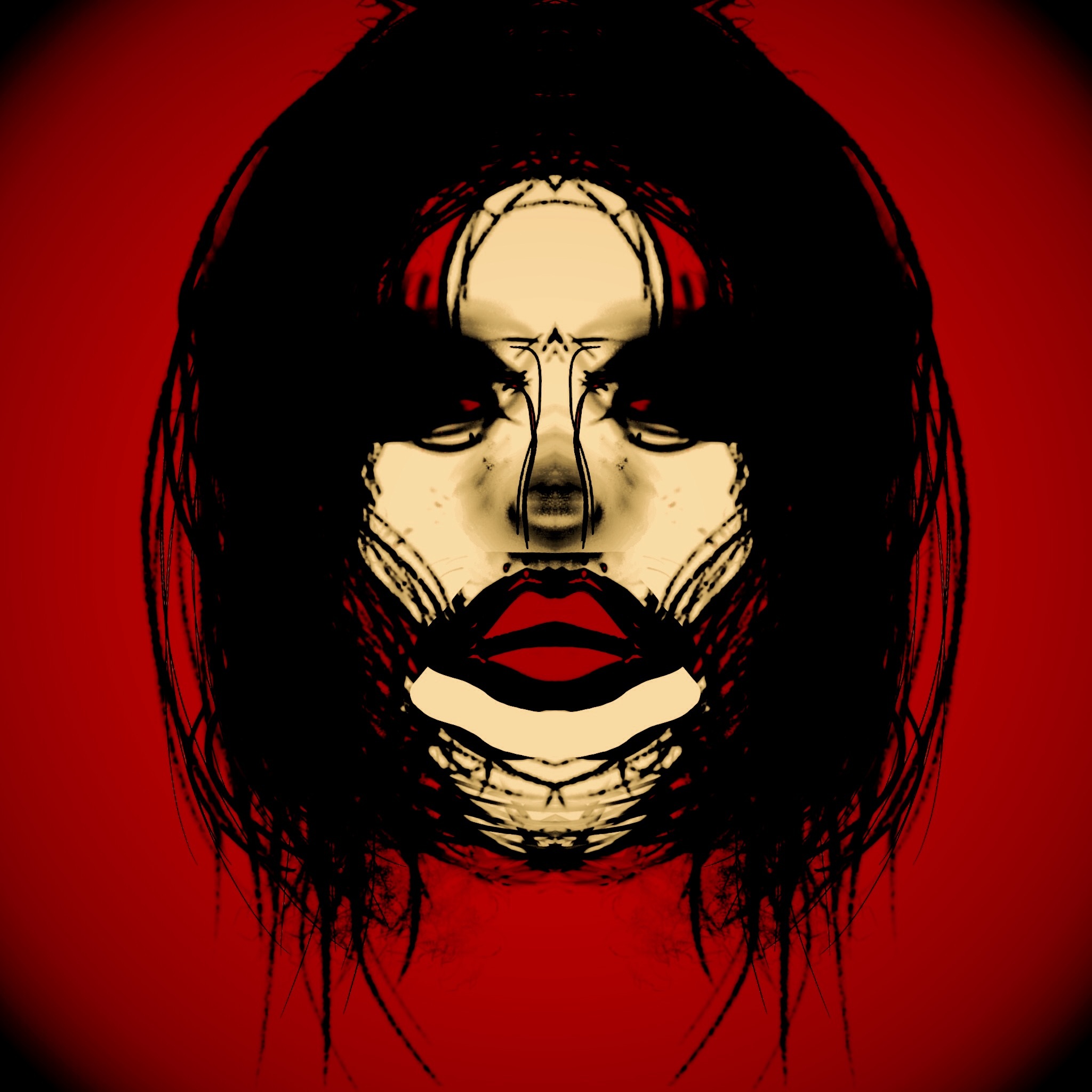 Art drainage creep procreate women free image download