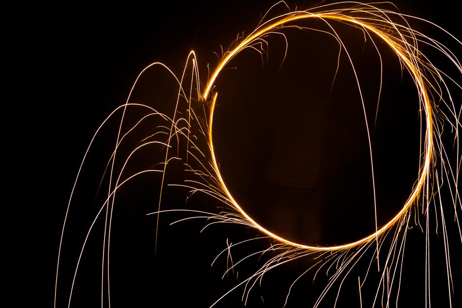 Light Painting Circle free image download