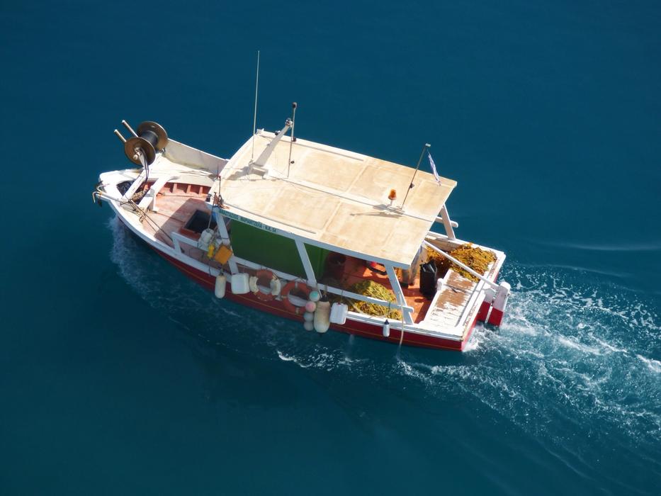 Fishing Boat Sea free image download
