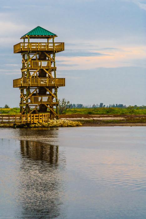 Tower Sunset Pond free image download