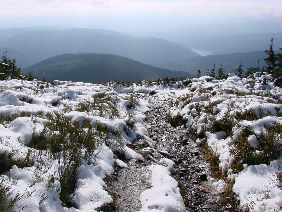 Melting Snow View From Bald free image download