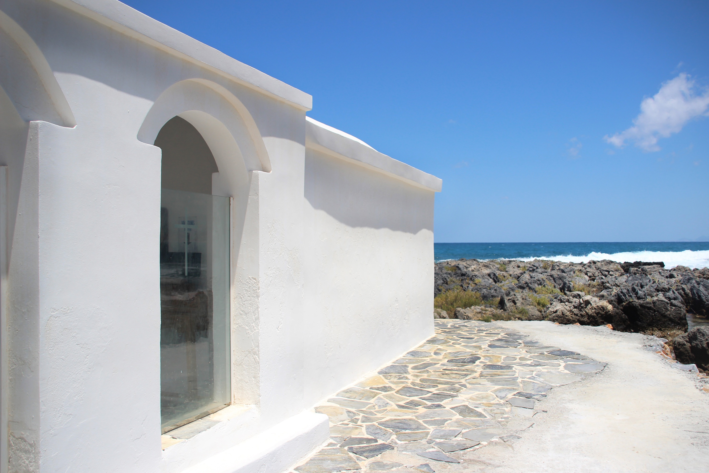 Crete Chapel Sea free image download