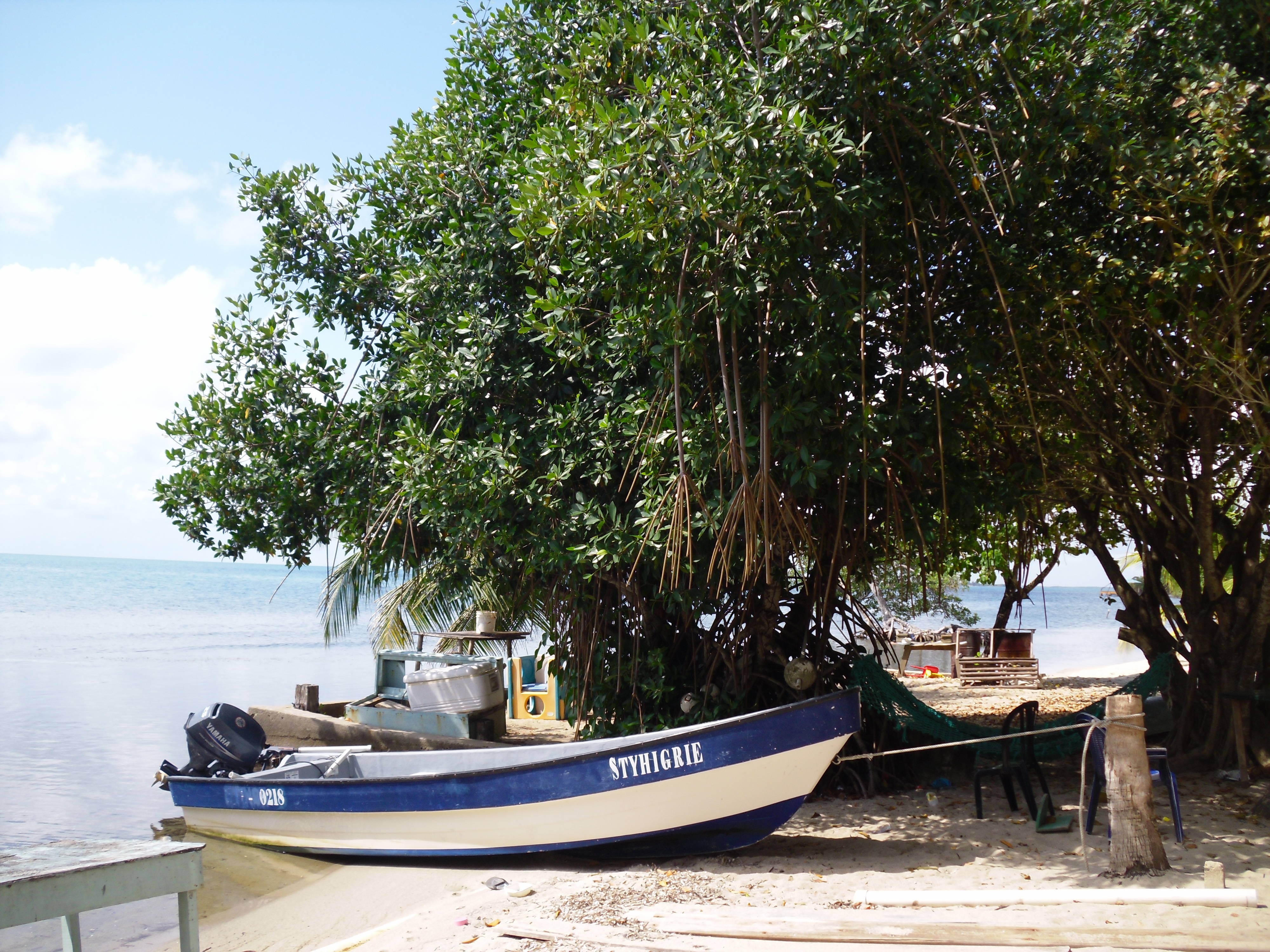Belize Boat Beach free image download