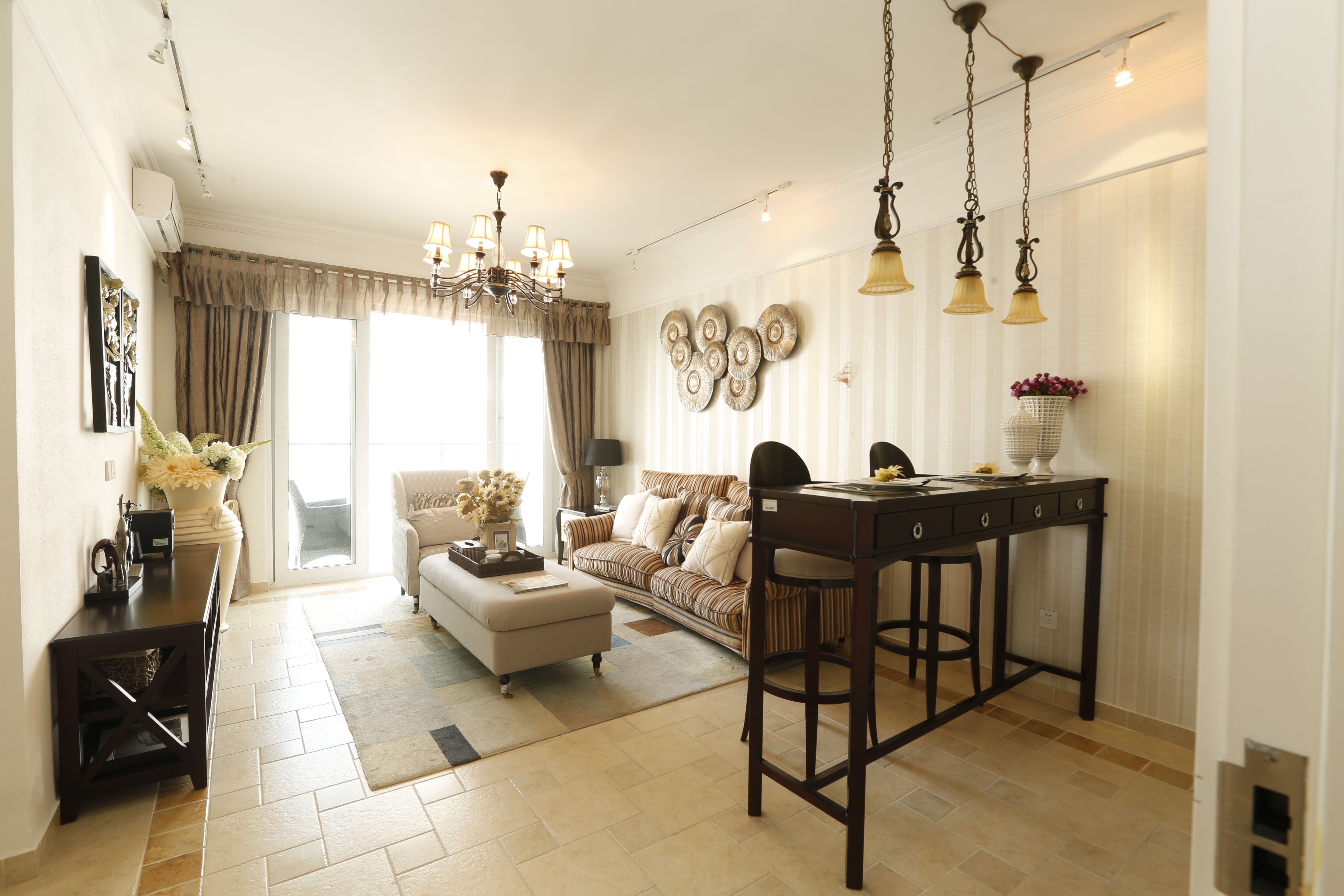 Beautiful home interior of the hall free image download