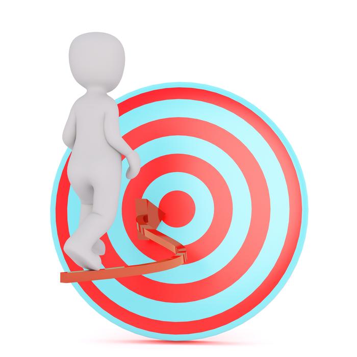 Target white male 3d model isolated free image download