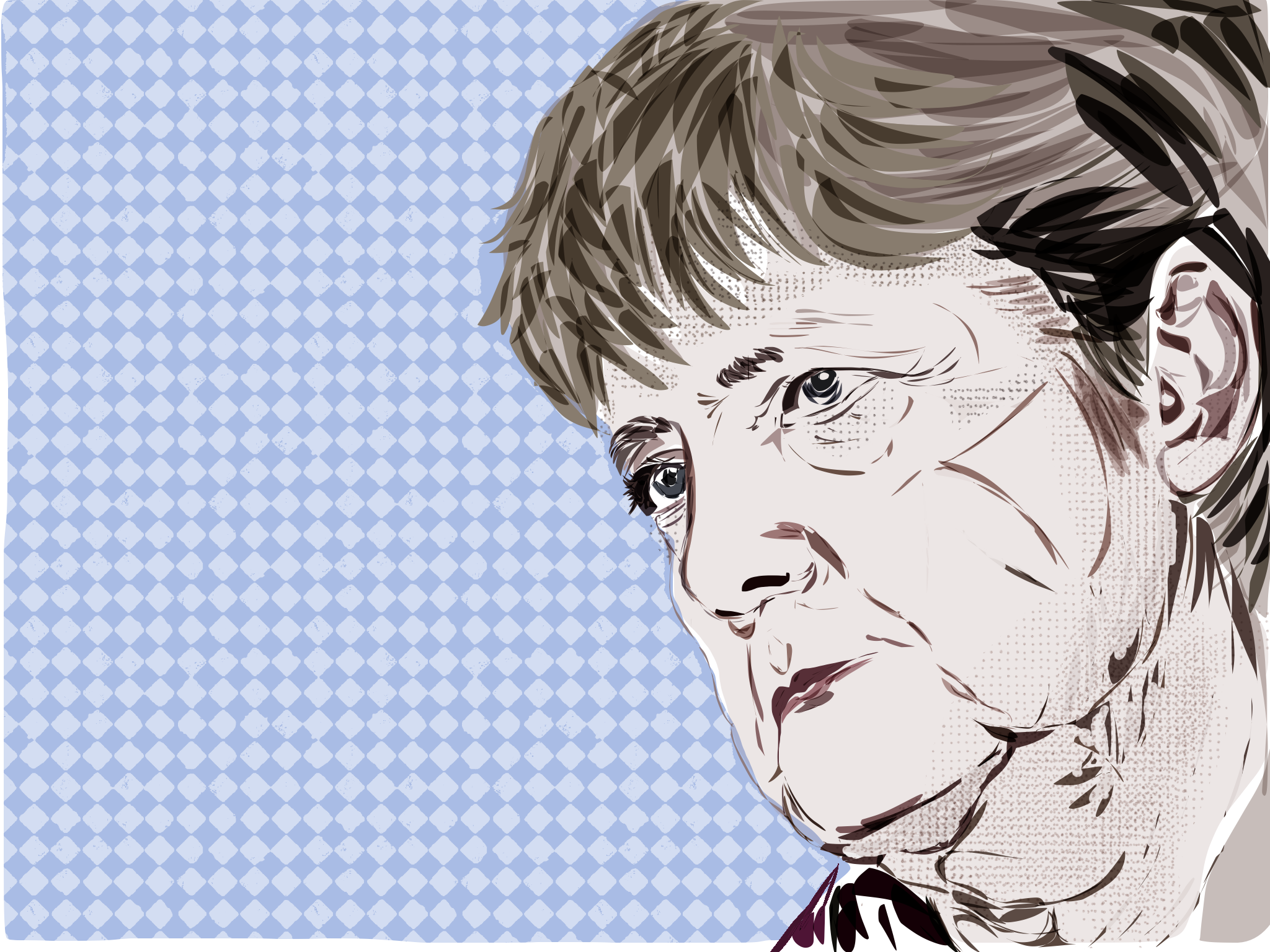 Merkel angela art free image download
