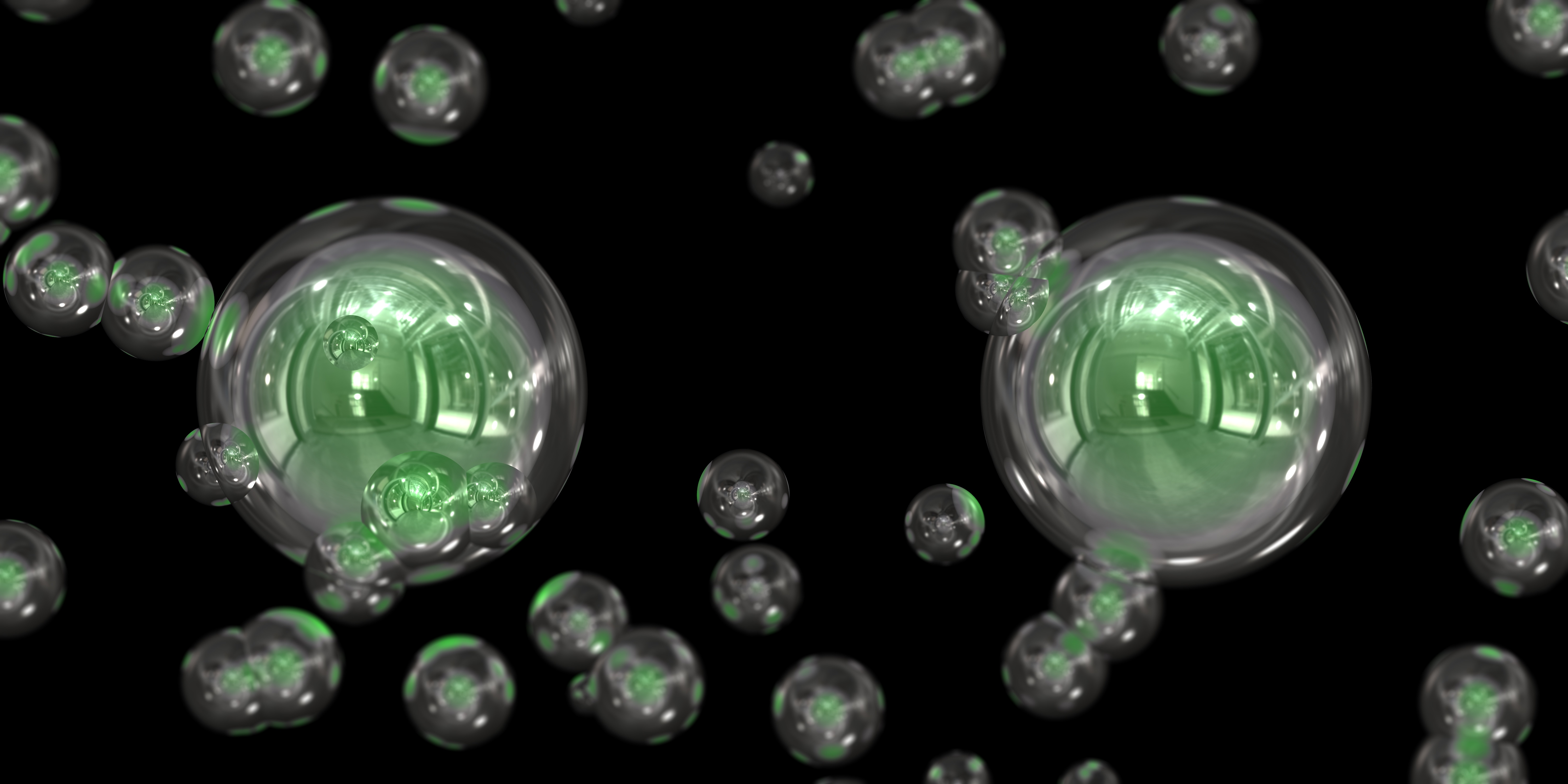Bubbles reflections backdrop sphere free image download