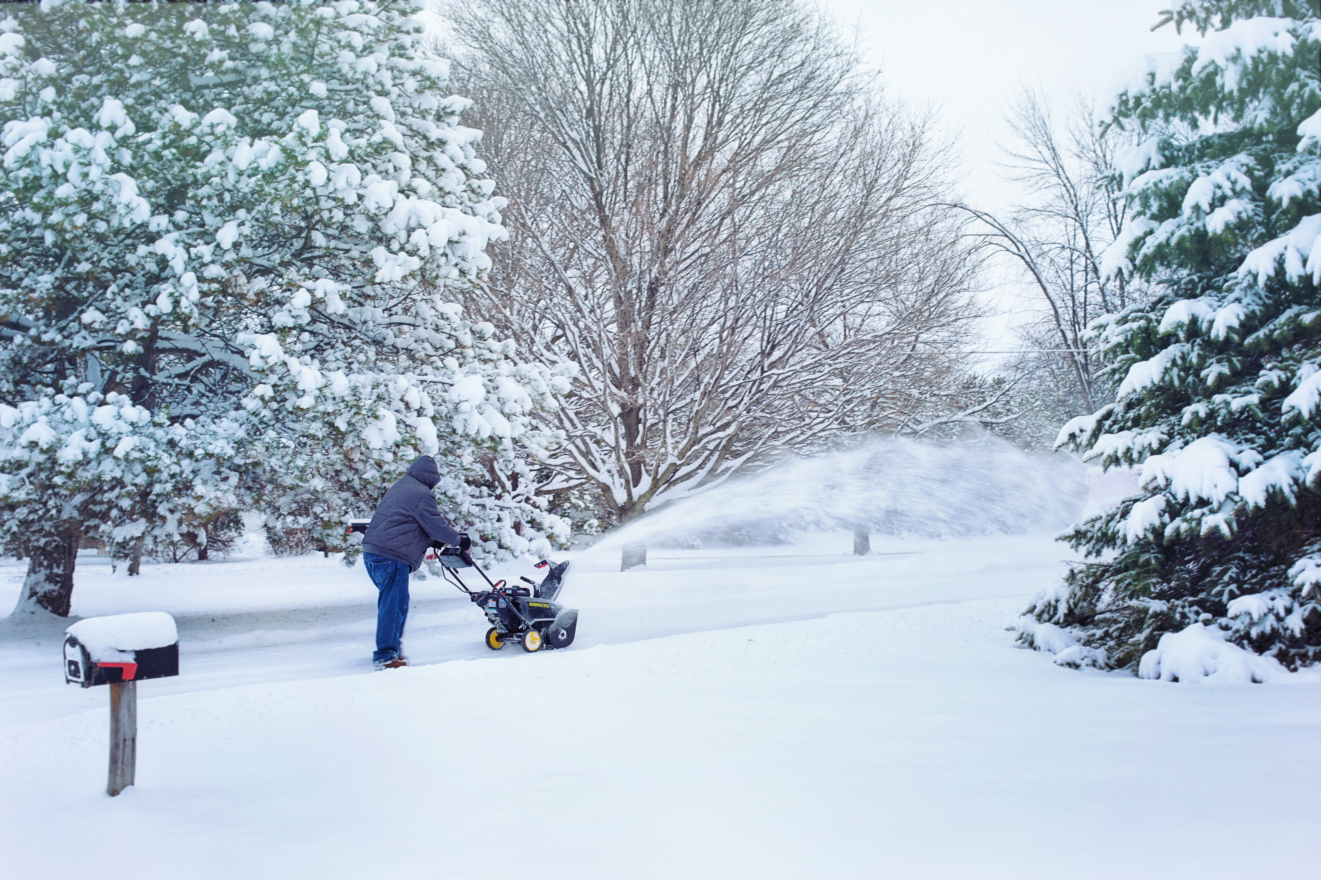 Snow Blowing Snowblower free image download