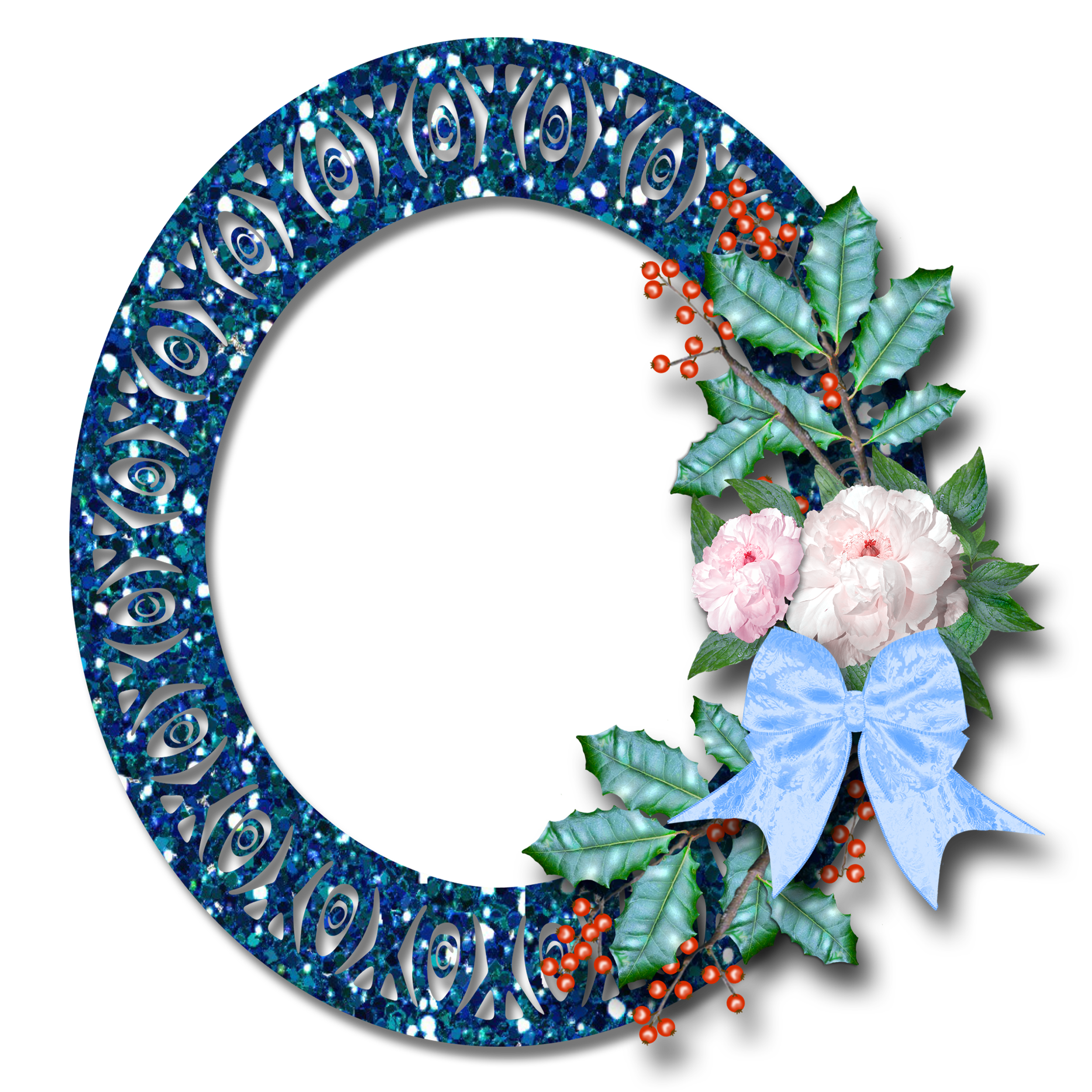 Scrapbook frame christmas free image download