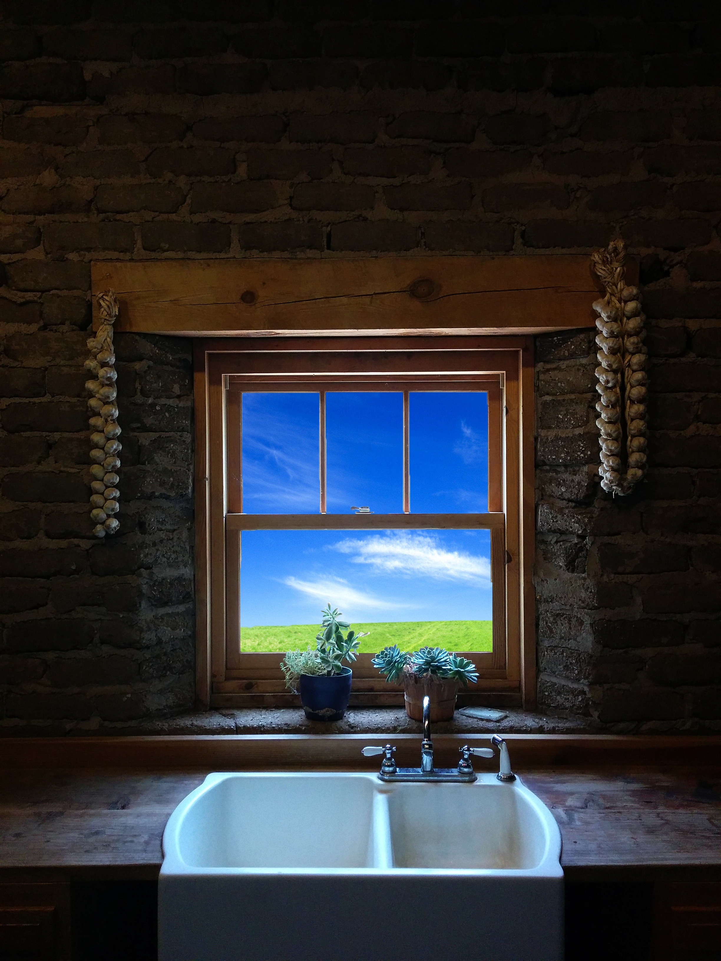 Window of hope in an old house free image download