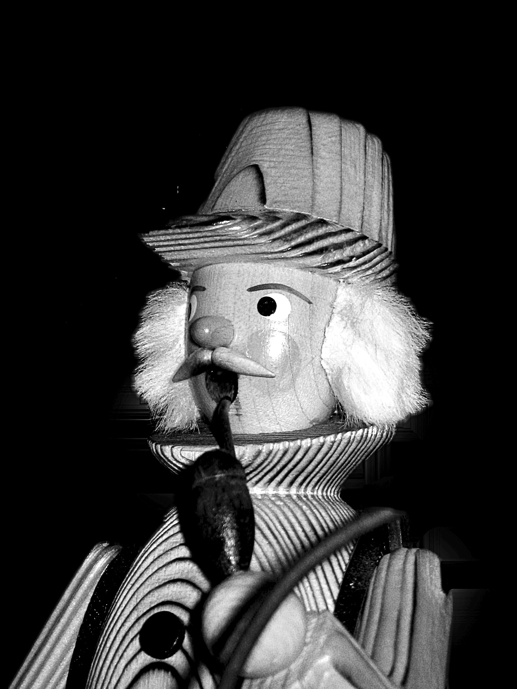 Smoking Man Christmas Figure free image download