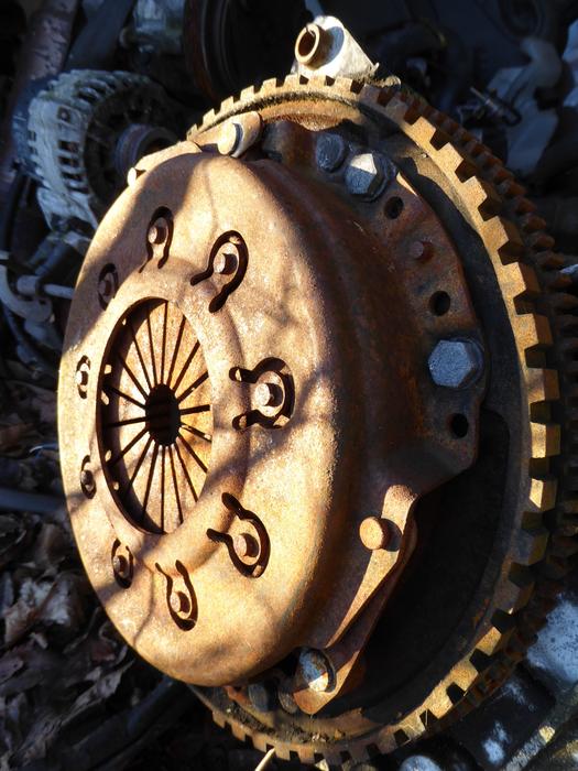 Metal Rust Hubcap free image download