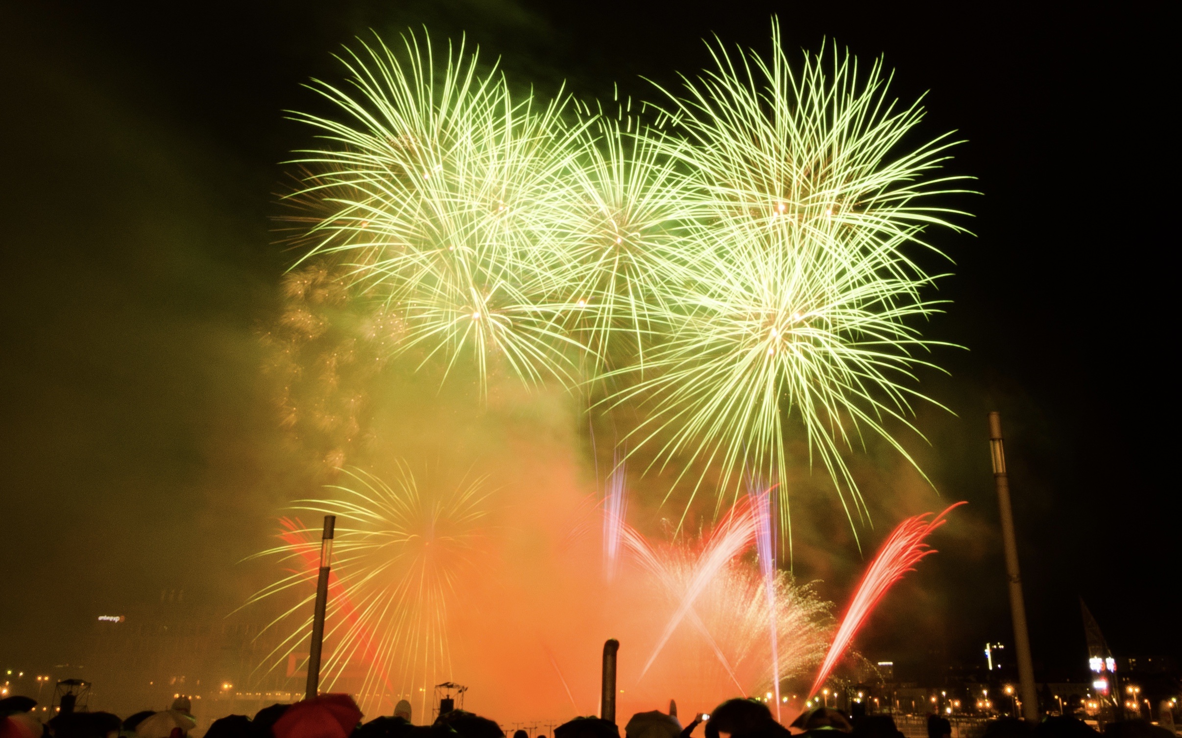 Fireworks at the big party free image download
