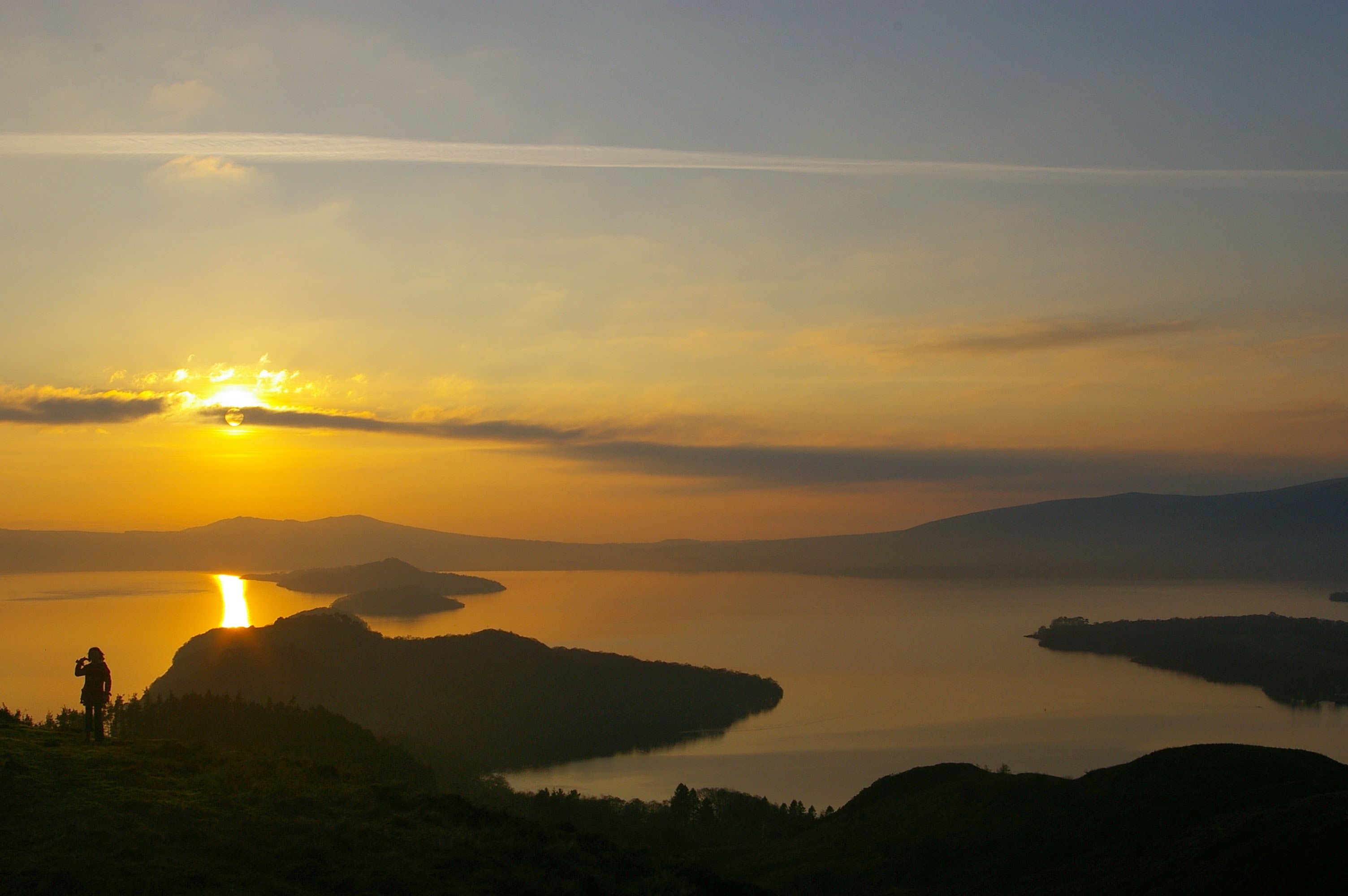 Loch Islands Sunset free image download