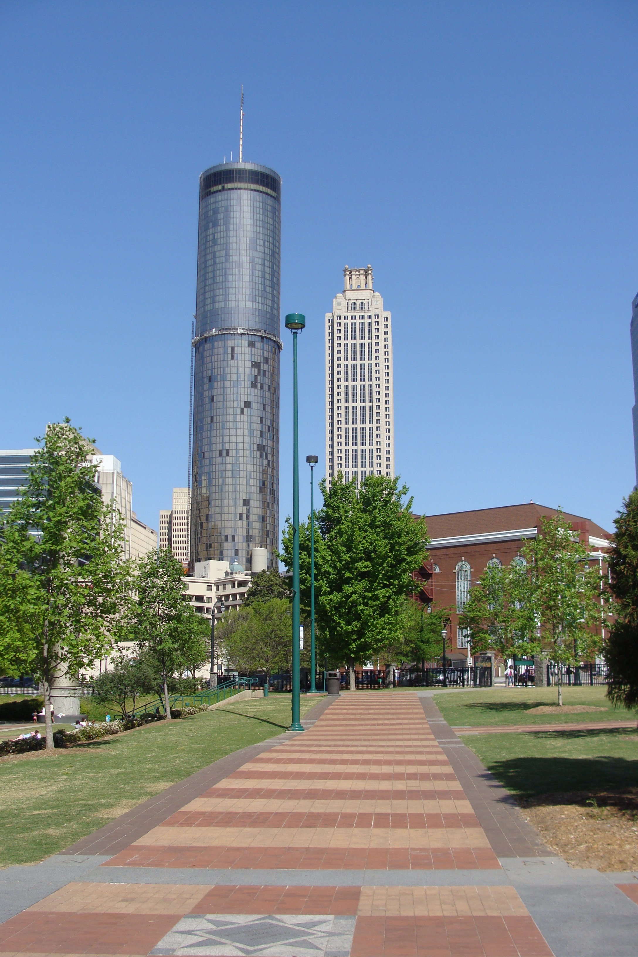 Beautiful city streets of atlanta free image download