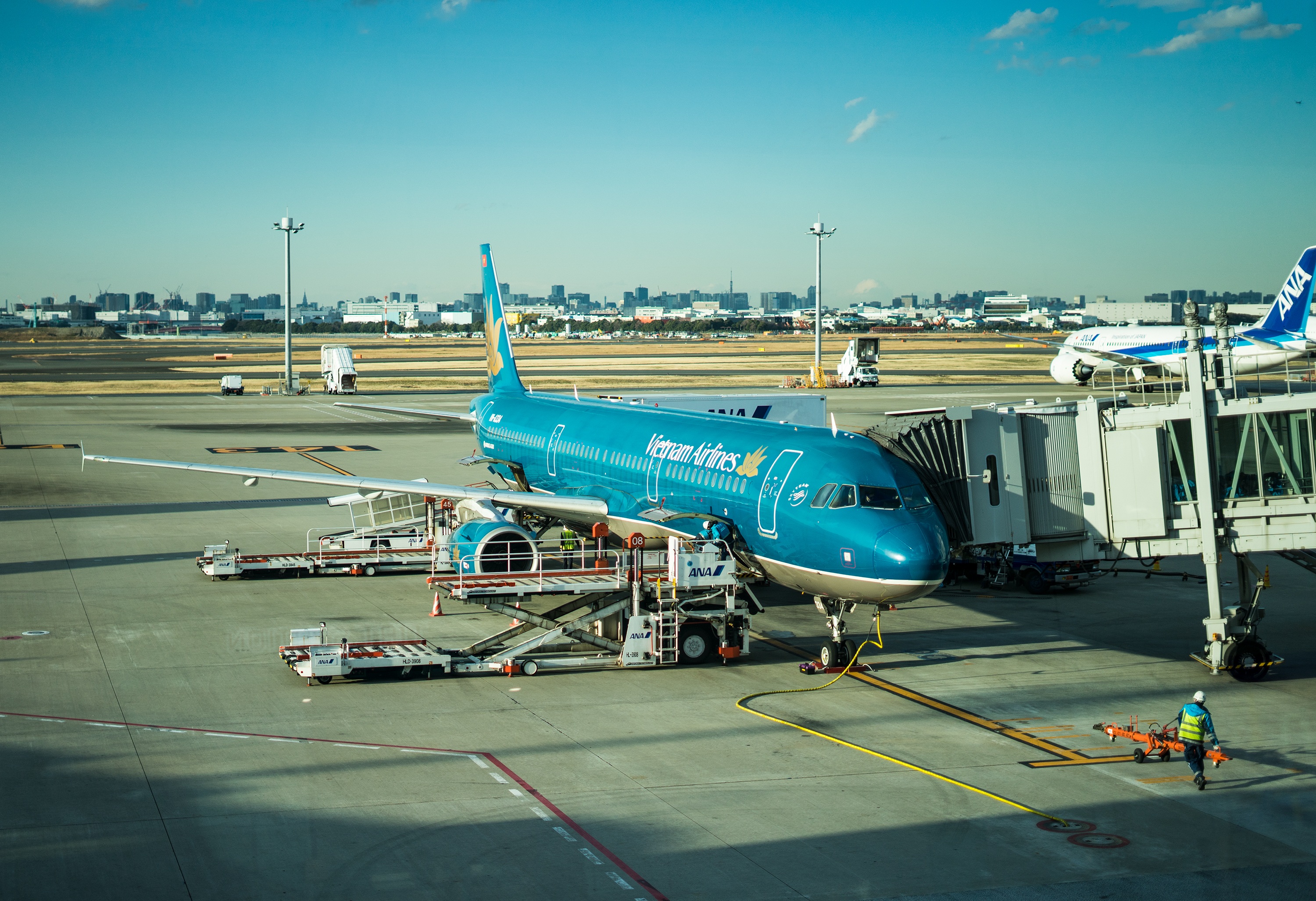 Airplane Airport Boarding free image download