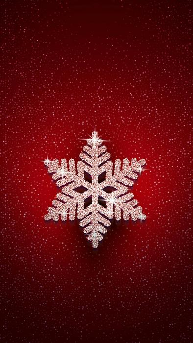 Snowflake stars shine night free image download