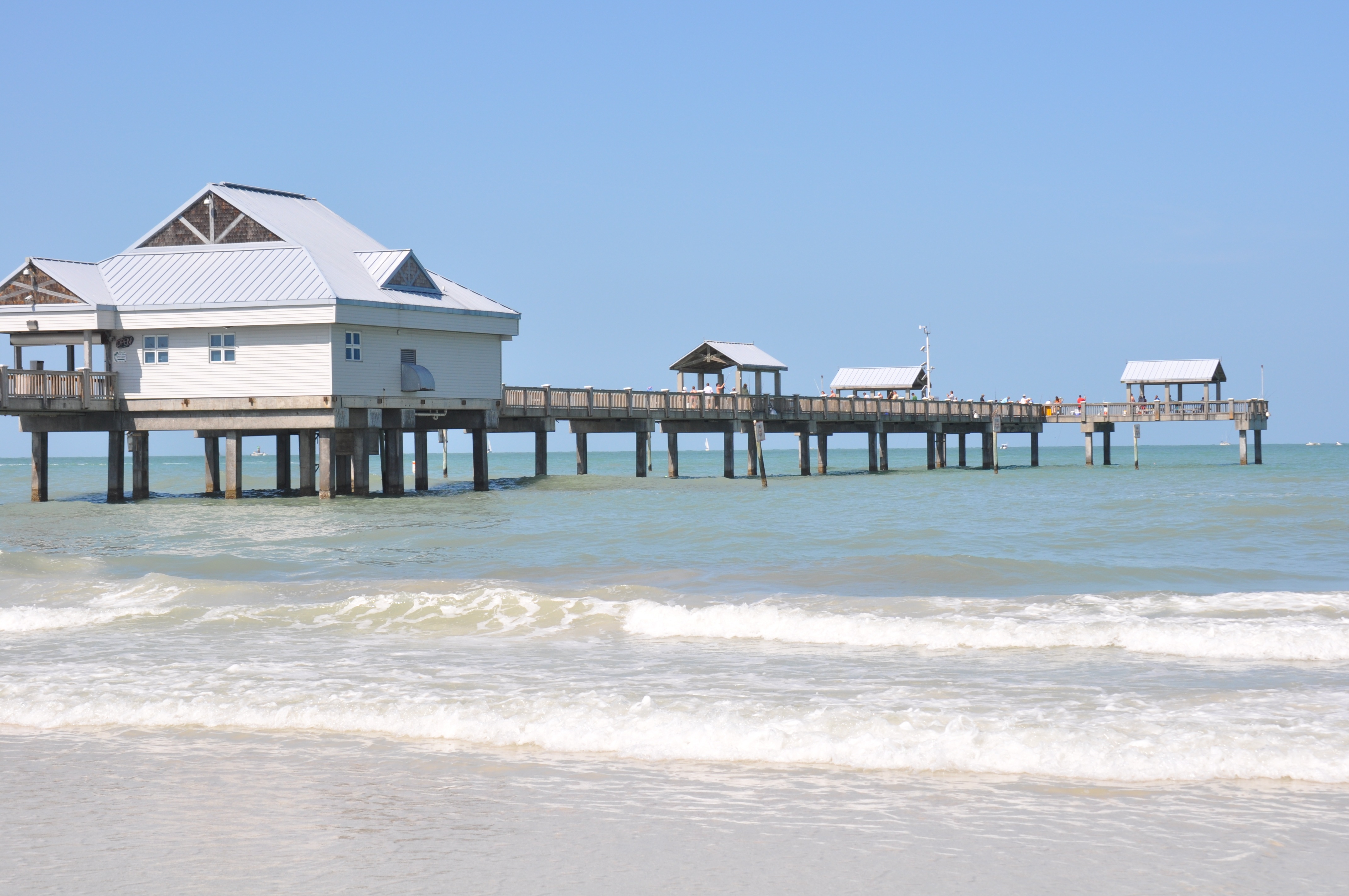 Florida Boardwalk Ocean Blue free image download