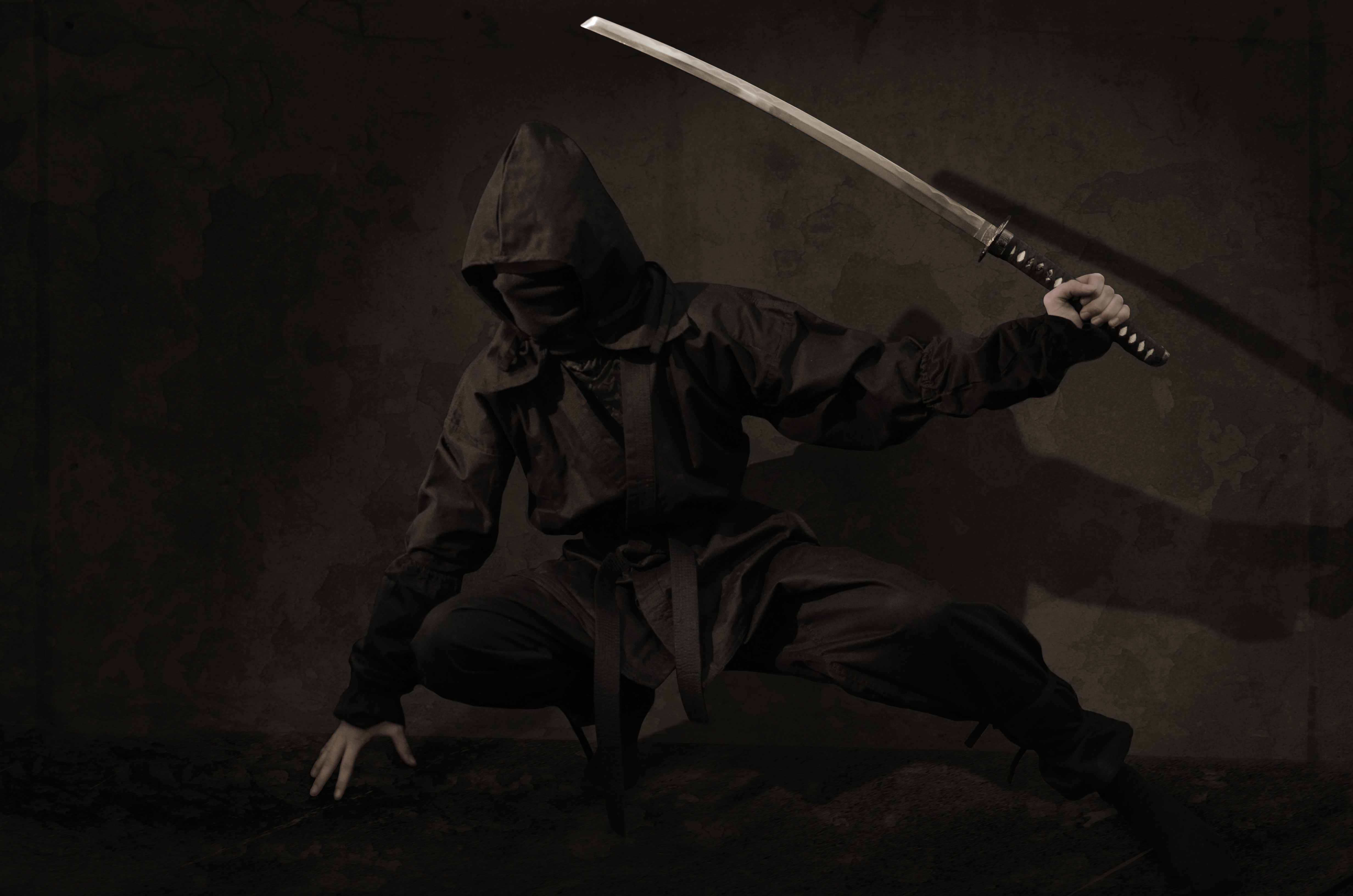 Man with a katana free image download