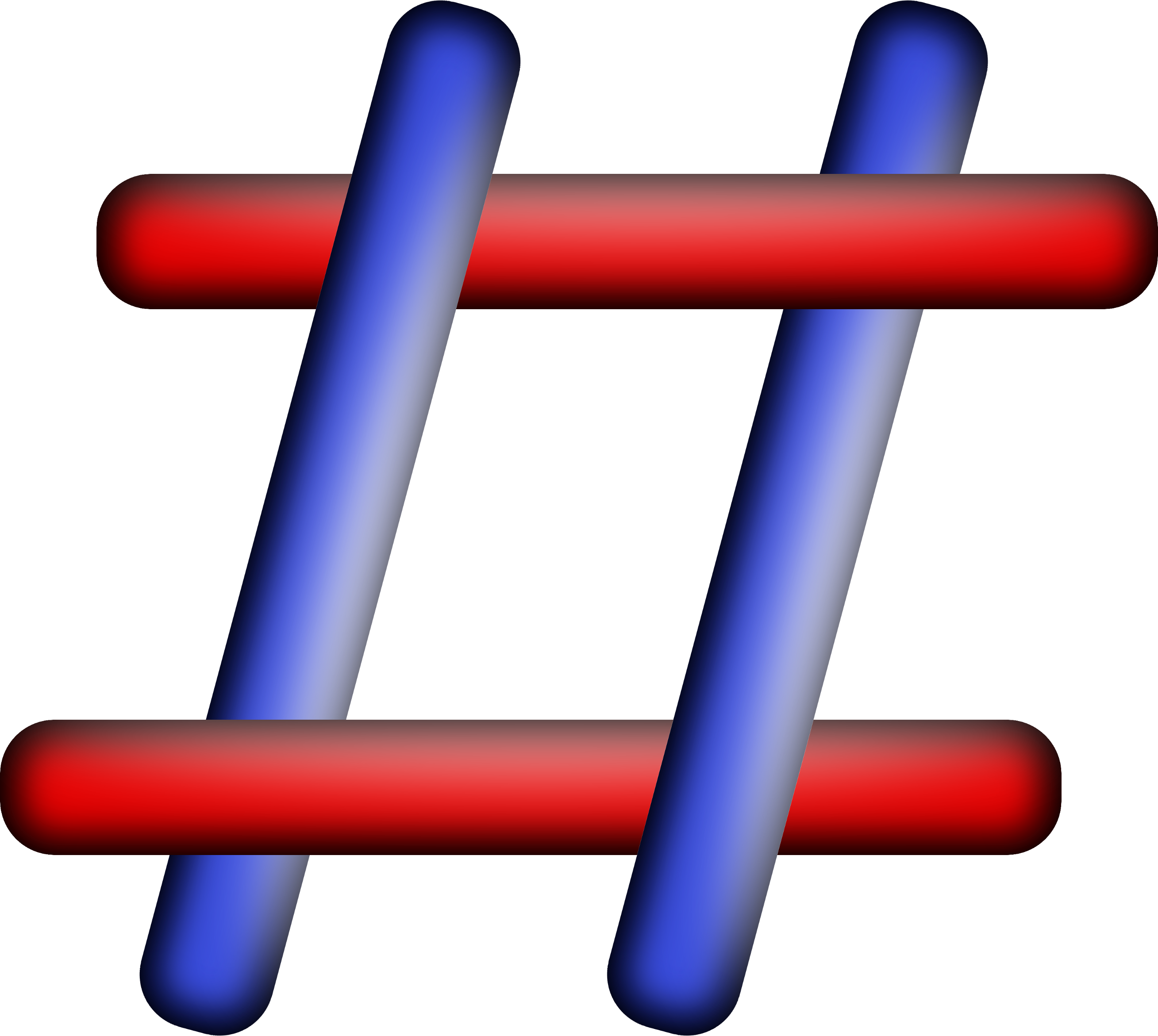 Crossed out colored sticks free image download