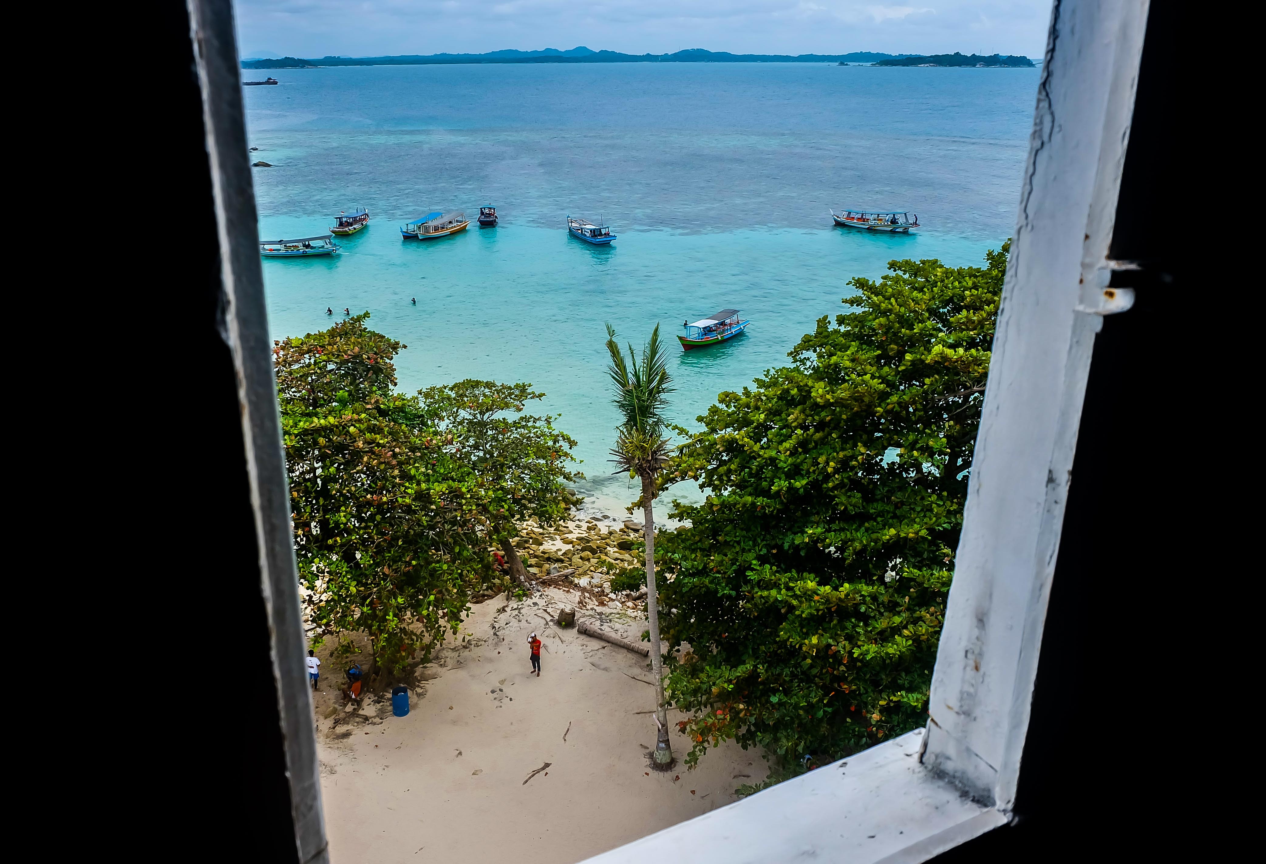 Beach Window Island free image download