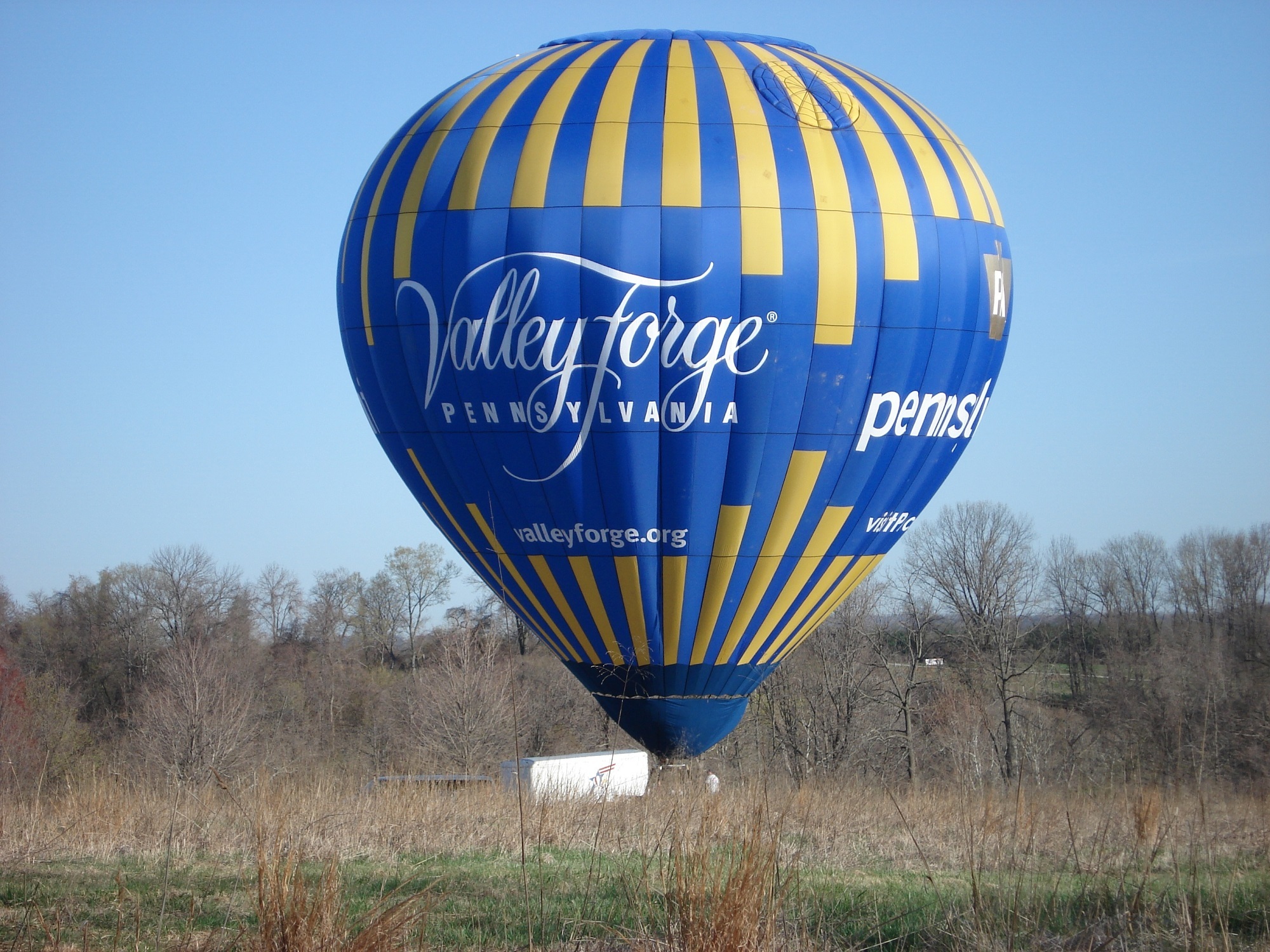 Hot Air Balloon Inflated Ground free image download