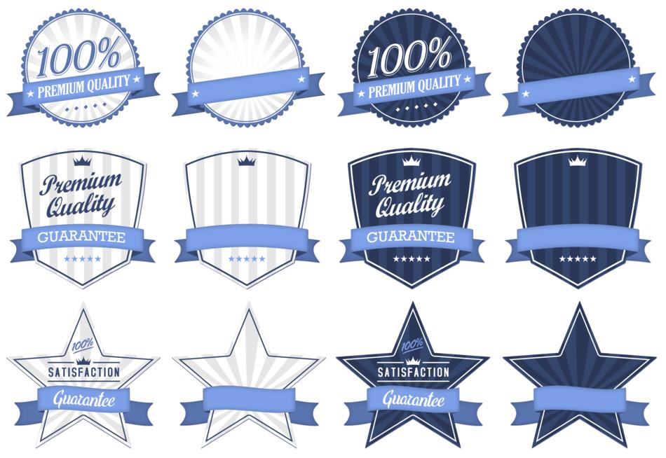 Badge sticker label stamp ribbon free image download
