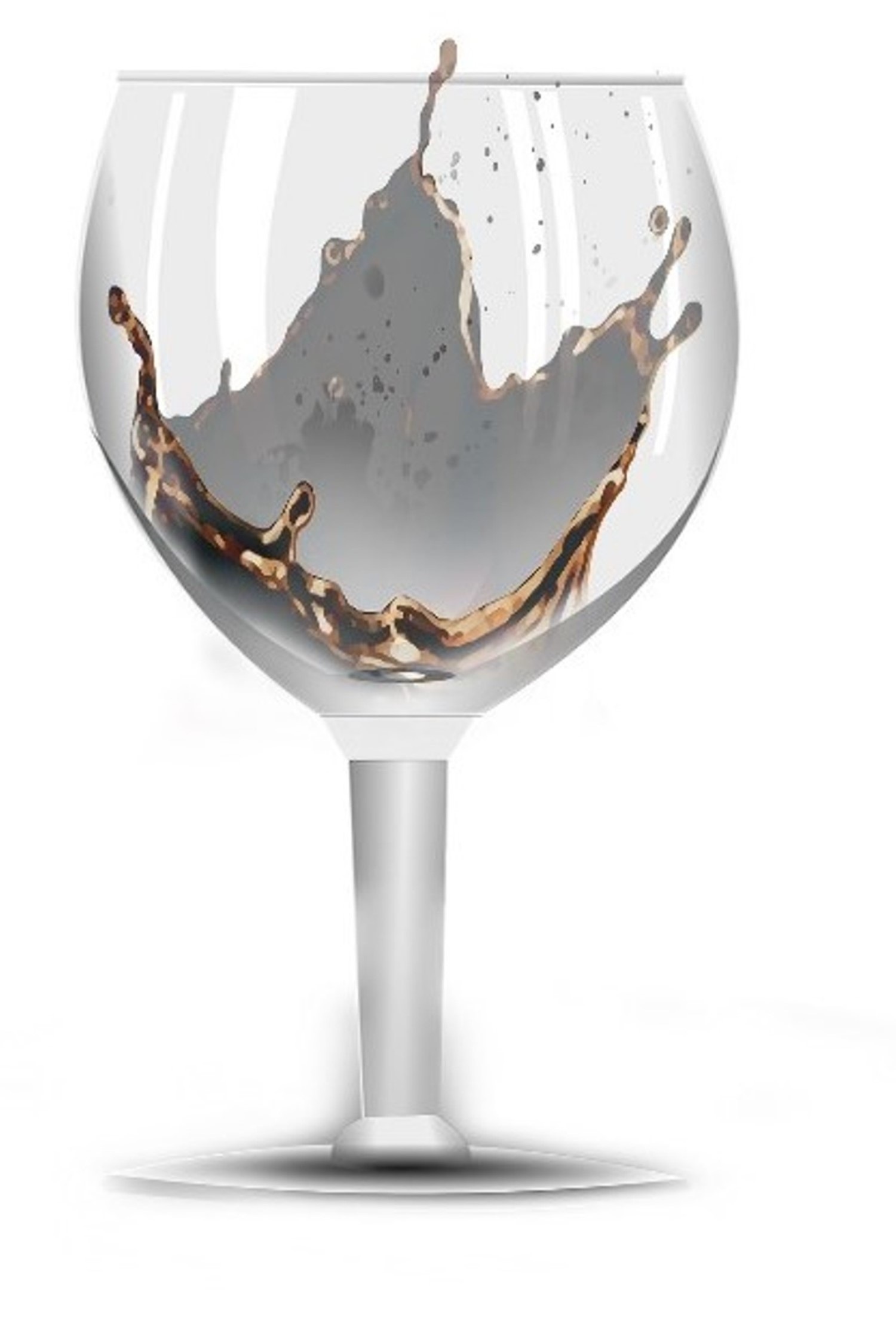 Glass glass of cognac tasting free image download