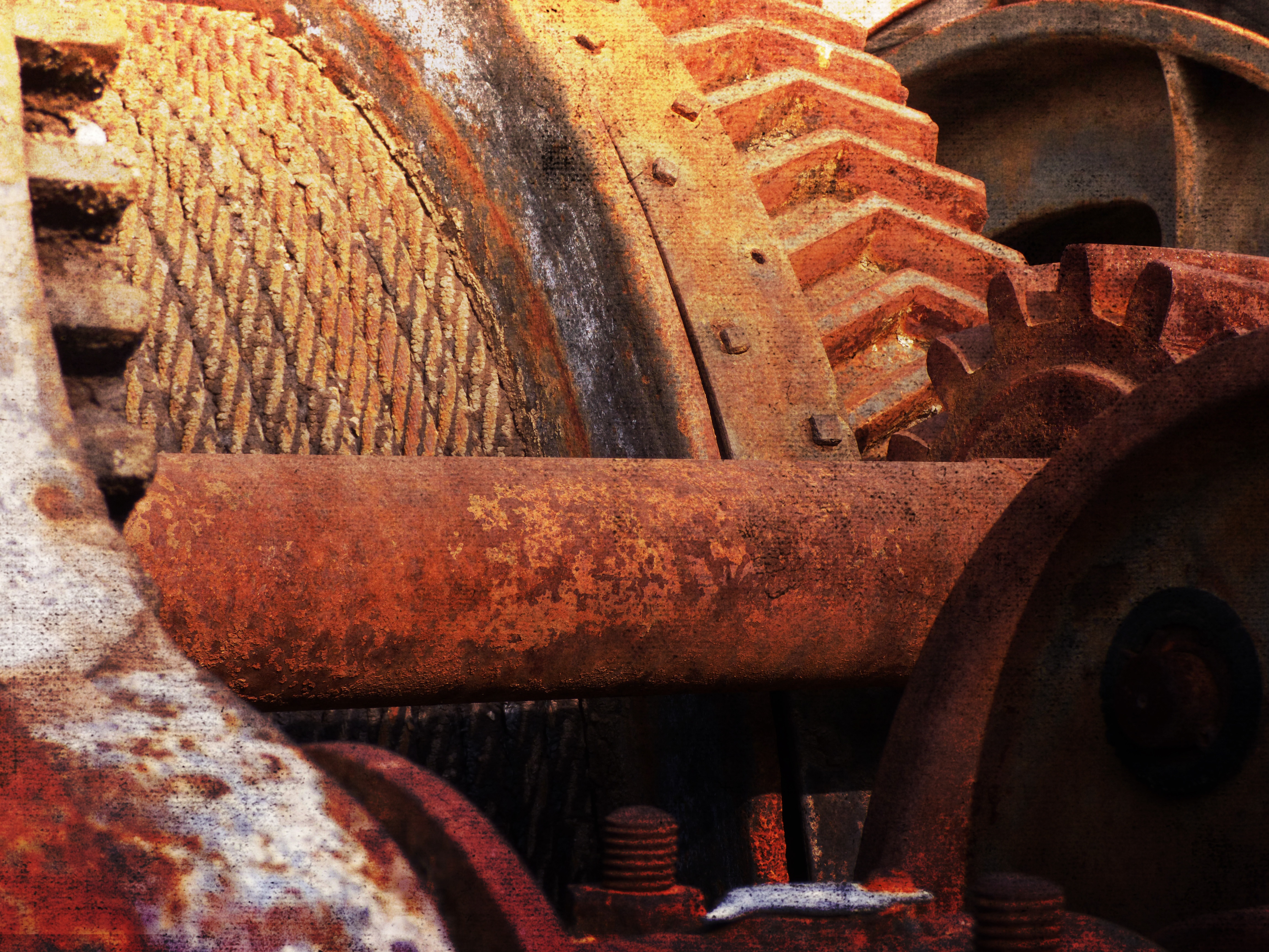 Rusty machine mechanism free image download