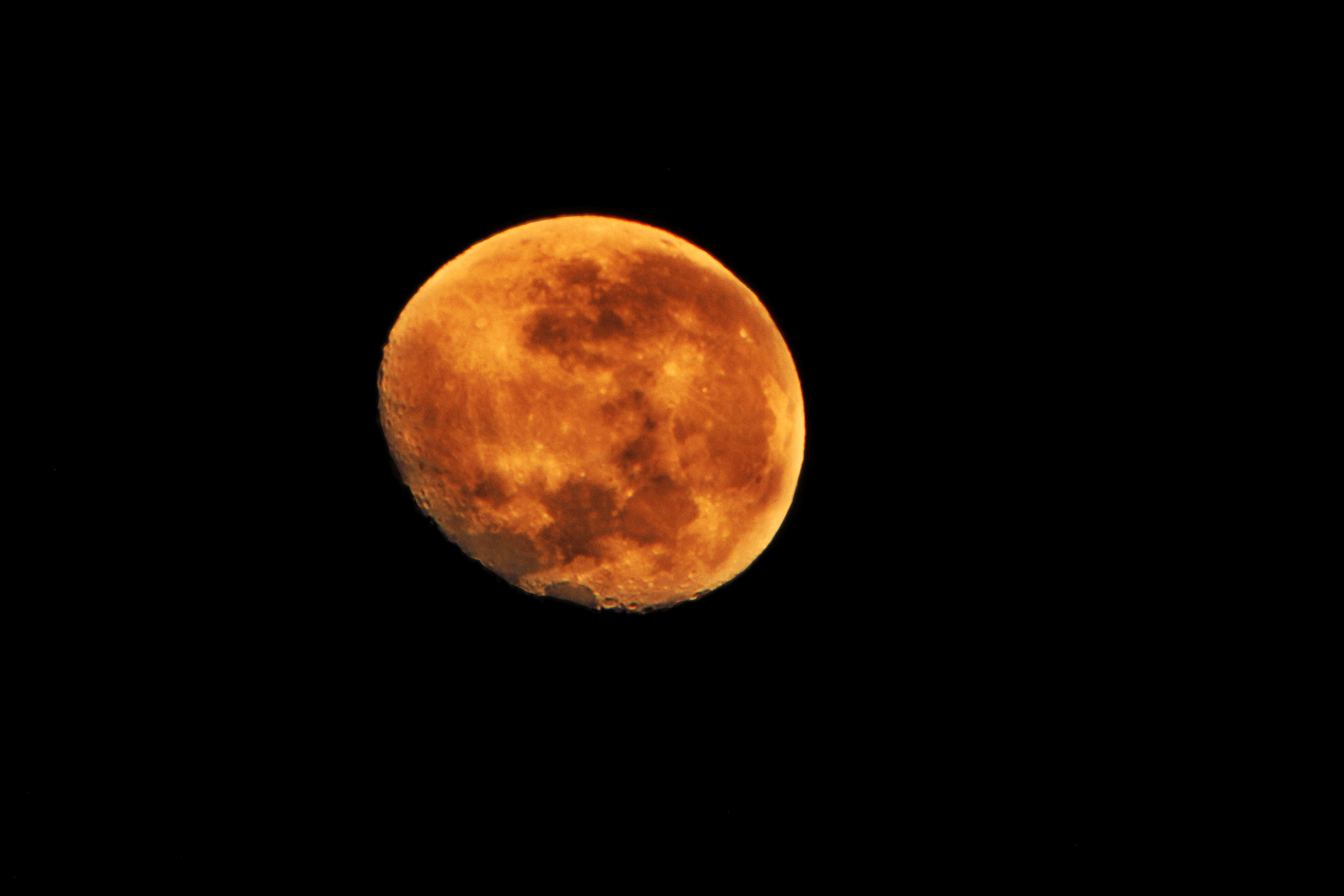 Moon Night Orange free image download