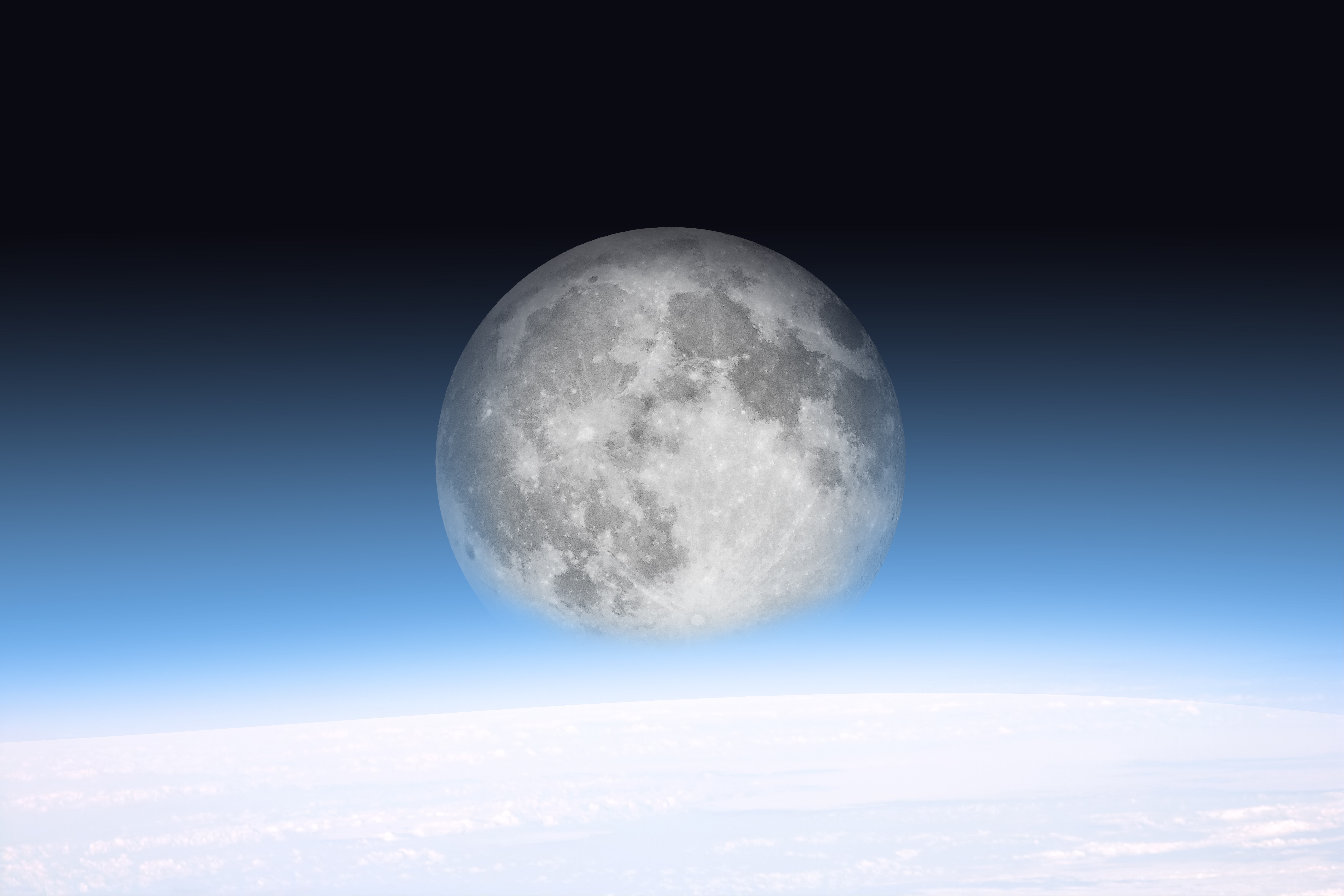 Moon Space Universe free image download