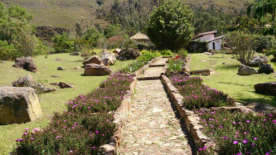 Stone road leading to the garden free image download