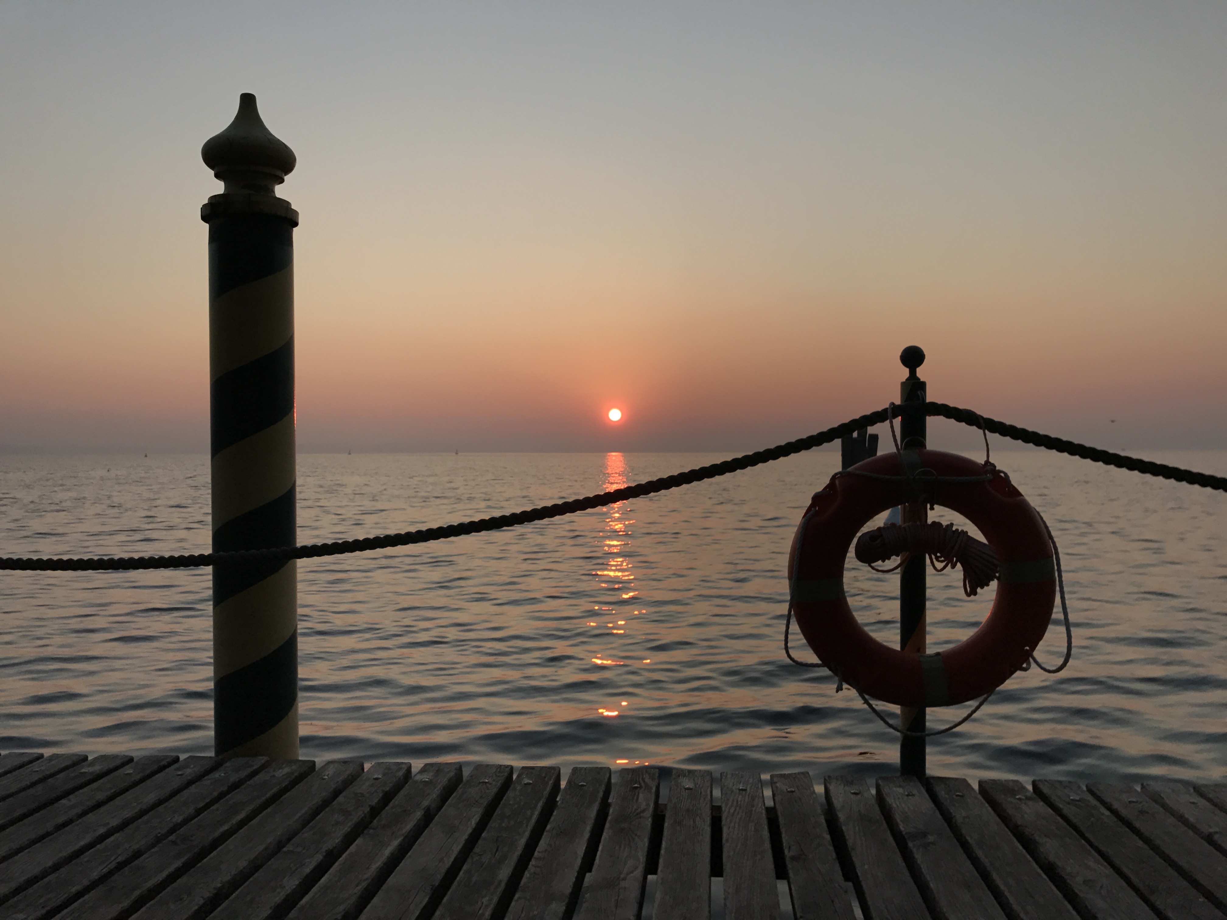 View of pier at Sunset in Evening free image download