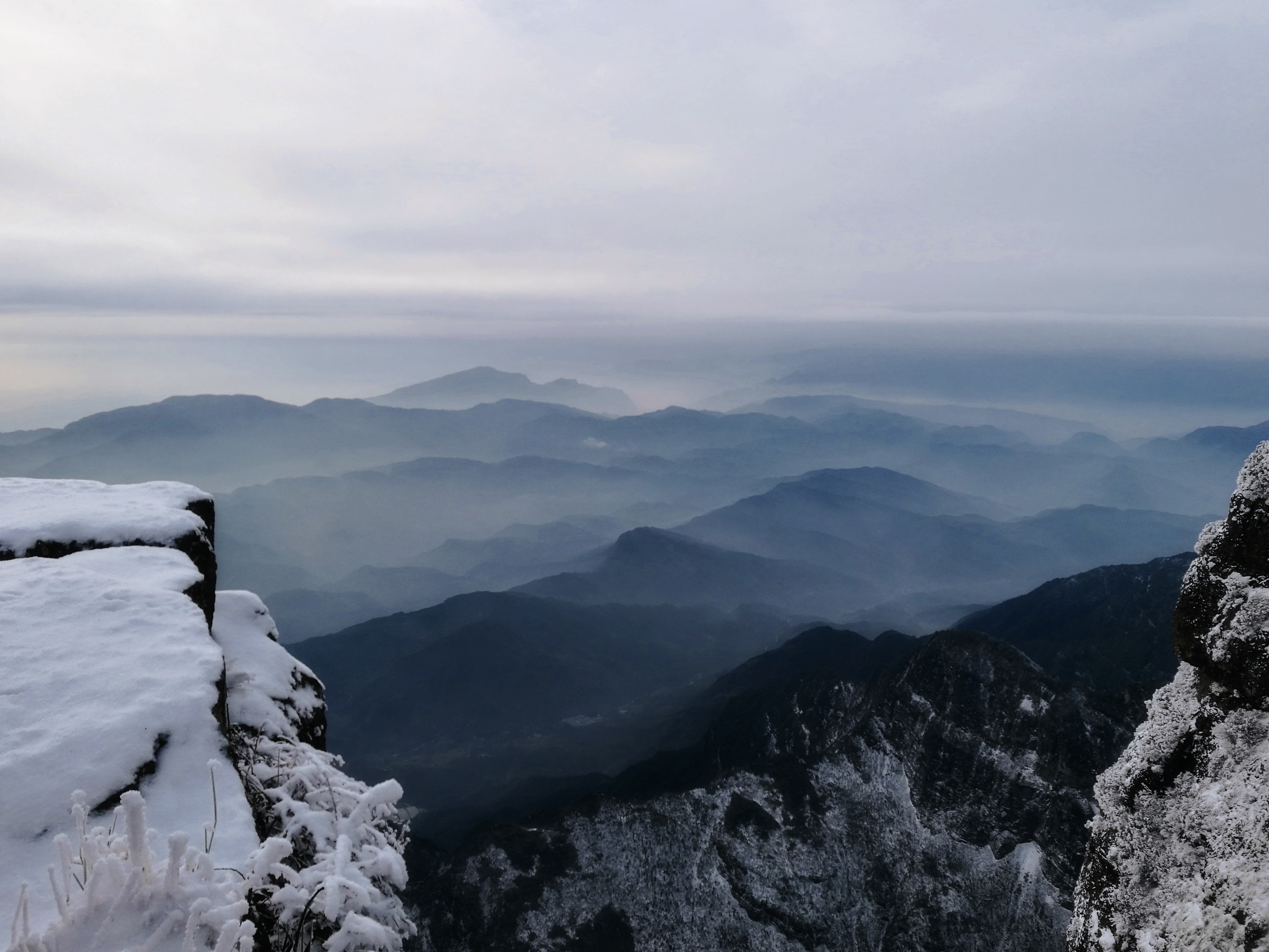 Mountain Snow Emeishan free image download