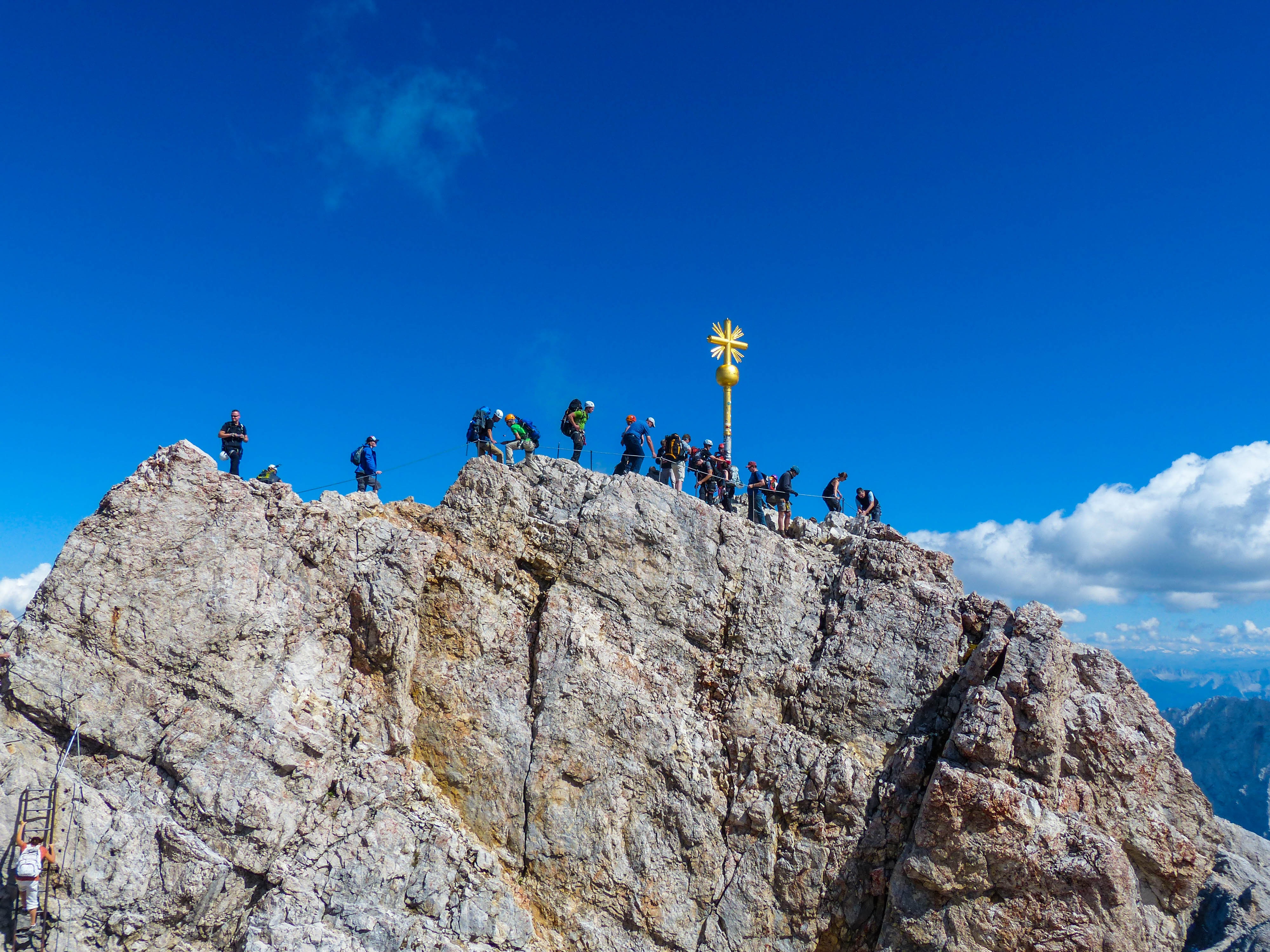 Zugspitze Summit Germany Distant free image download